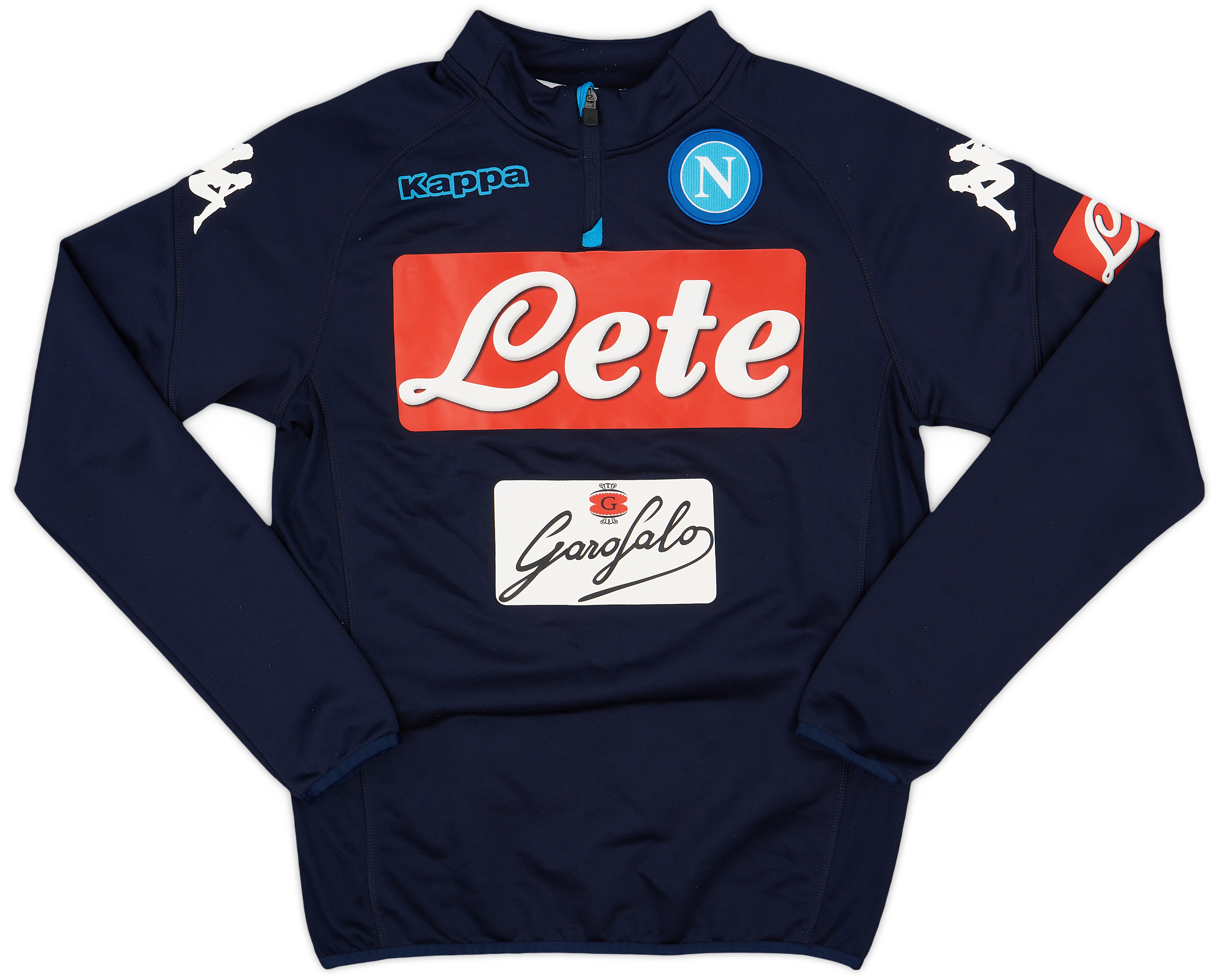 2017-18 Napoli Kappa 1/4 Zip Drill Top - 9/10 - (M)