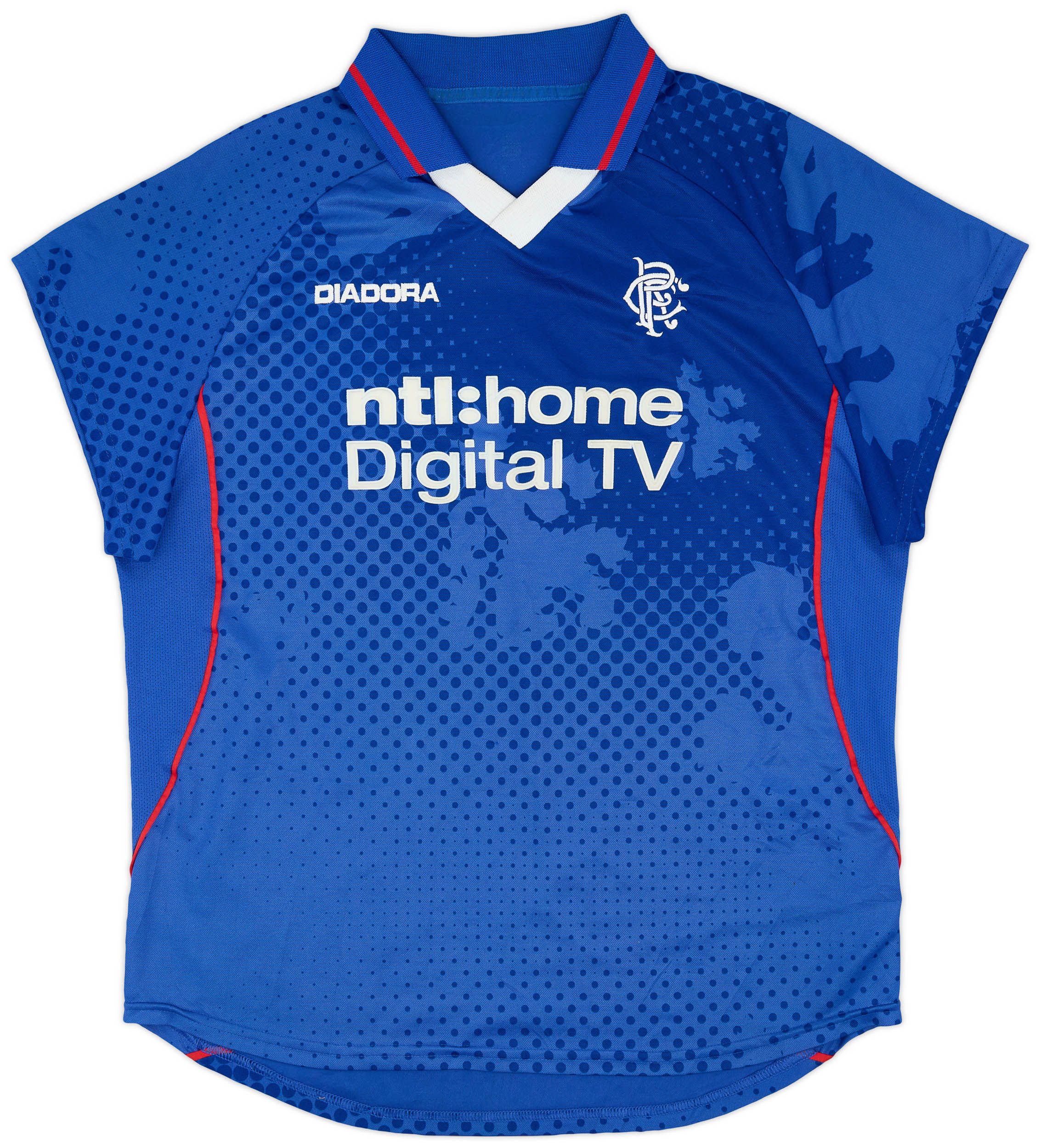 2002-03 Rangers Home Shirt - 9/10 - (Women's XL)