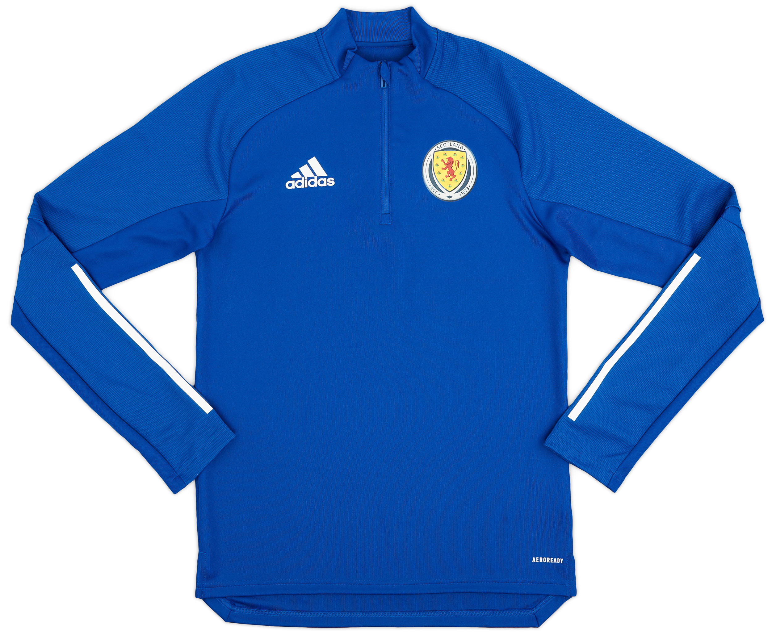 2020-21 Scotland adidas 1/4 Zip Training Top - As New - (M)