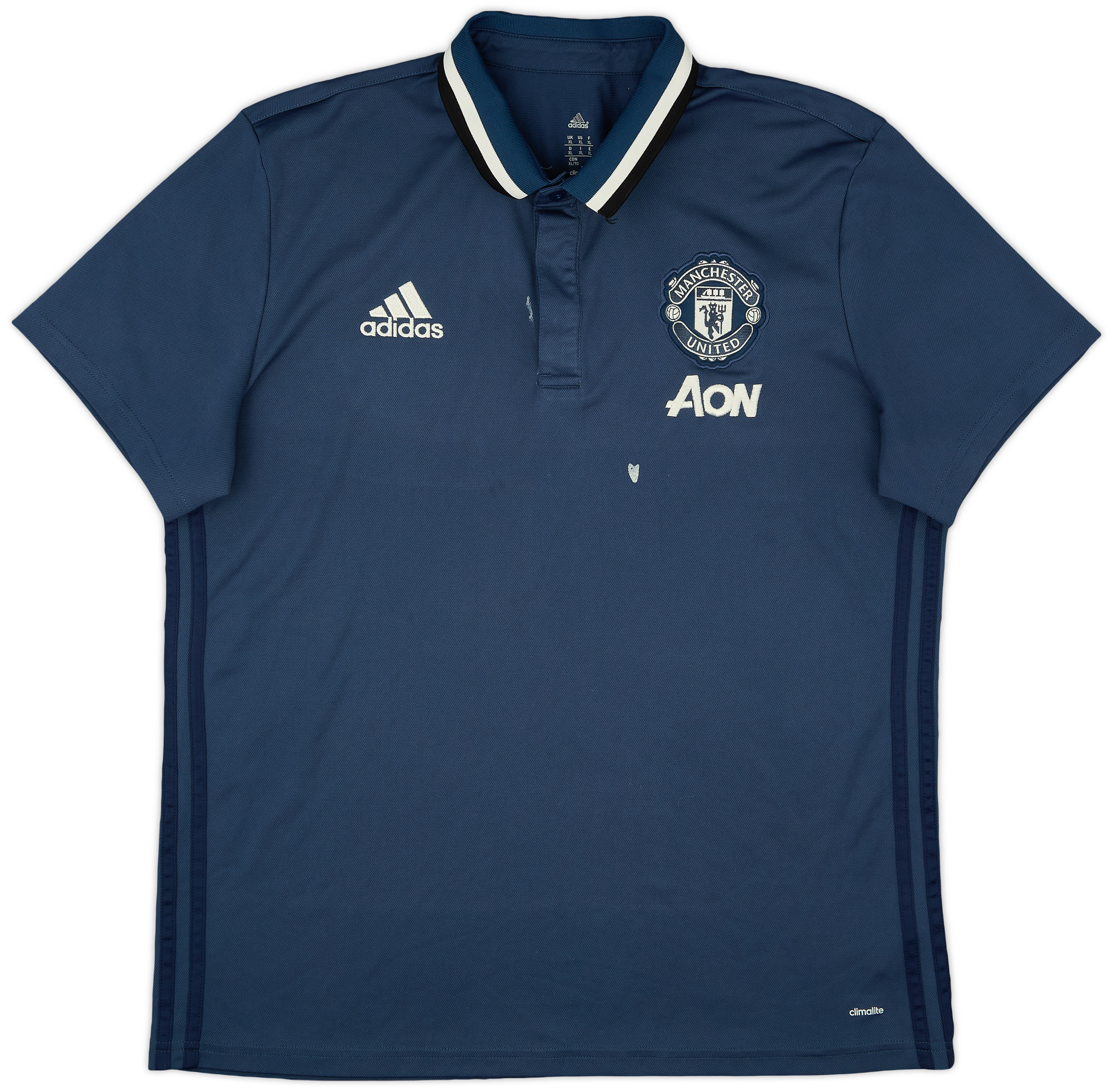2016-17 Manchester United adidas Polo Shirt - 5/10 - (XL)