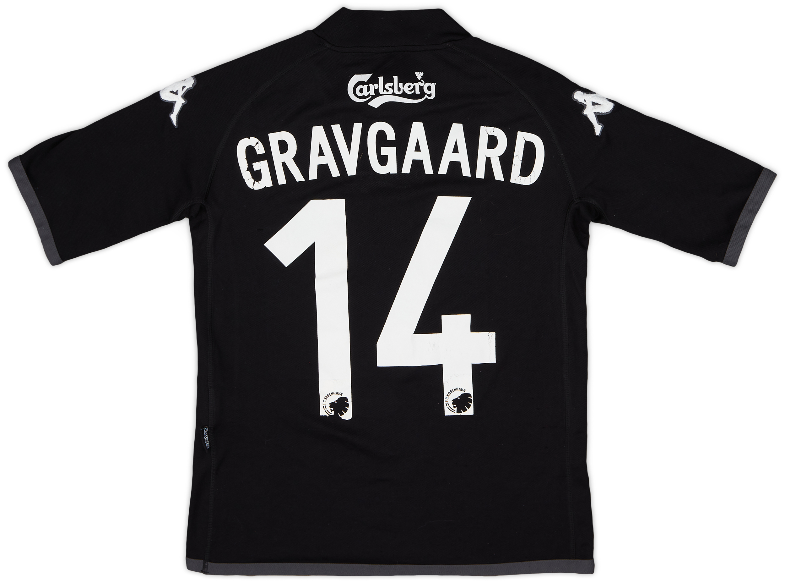 2005-06 Copenhagen Away Shirt Gravgaard #14 - 6/10 - (XS)