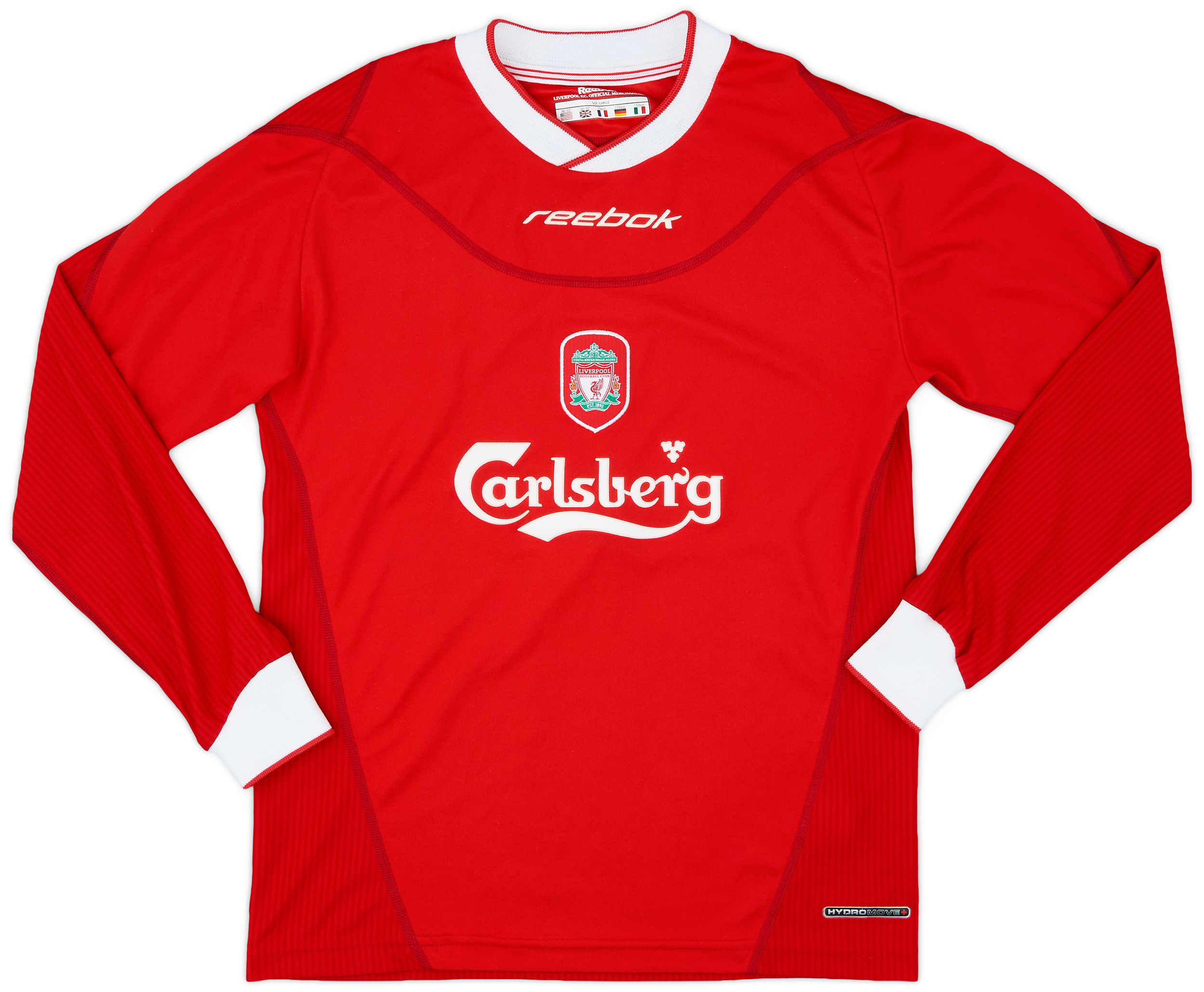 2002-04 Liverpool Home L/S Shirt - 9/10 - (L.Boys)