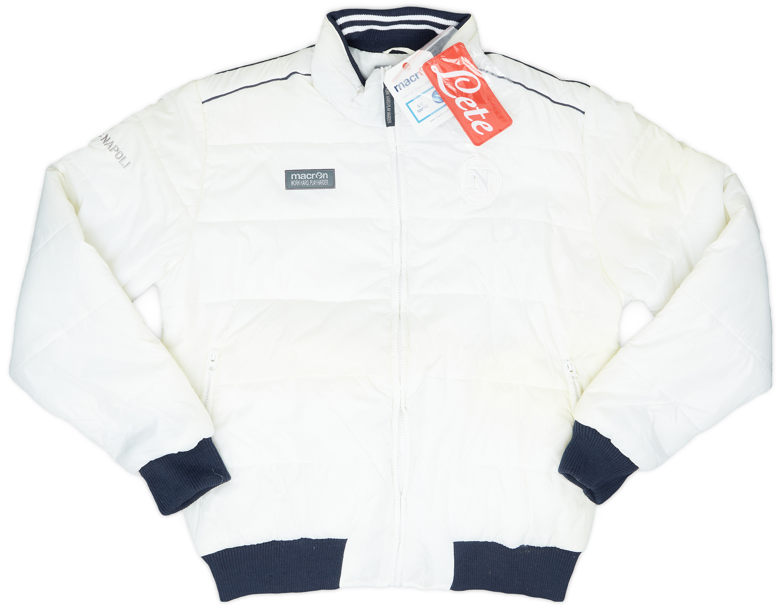 2011-12 Napoli Macron Padded Bench Coat (XL)