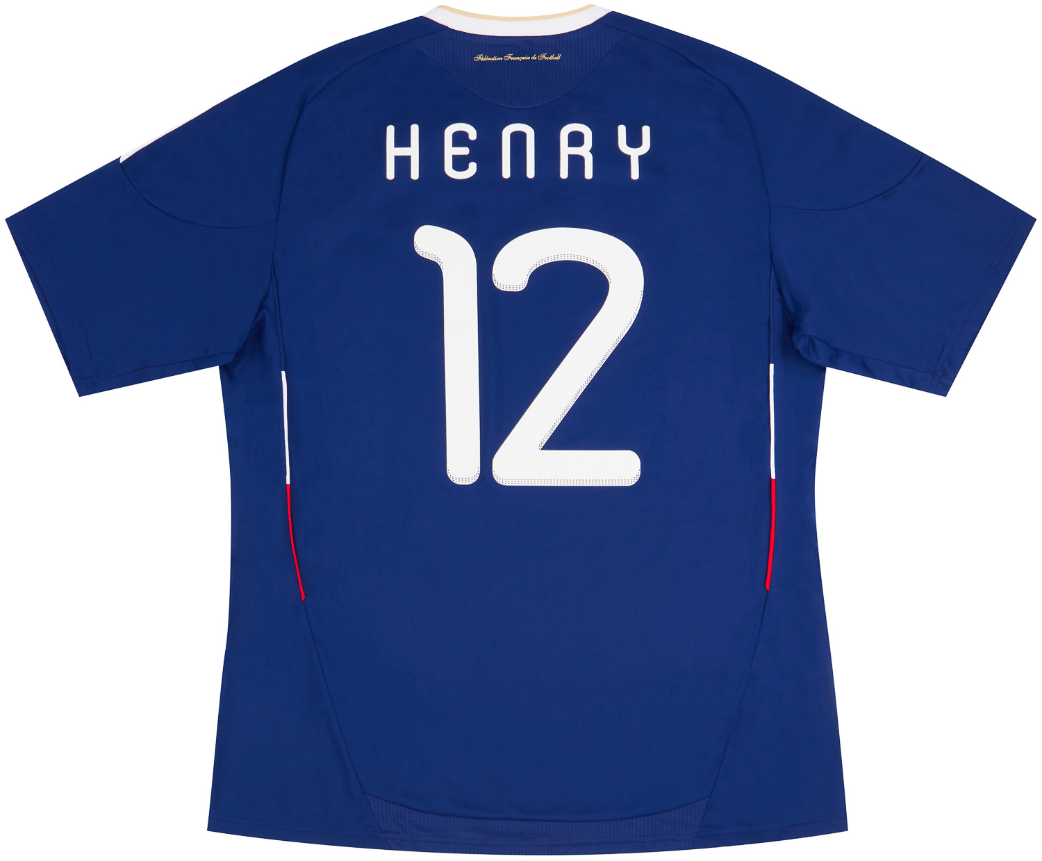 2009-10 France Home Shirt Henry #12 (Very Good - 6/10)