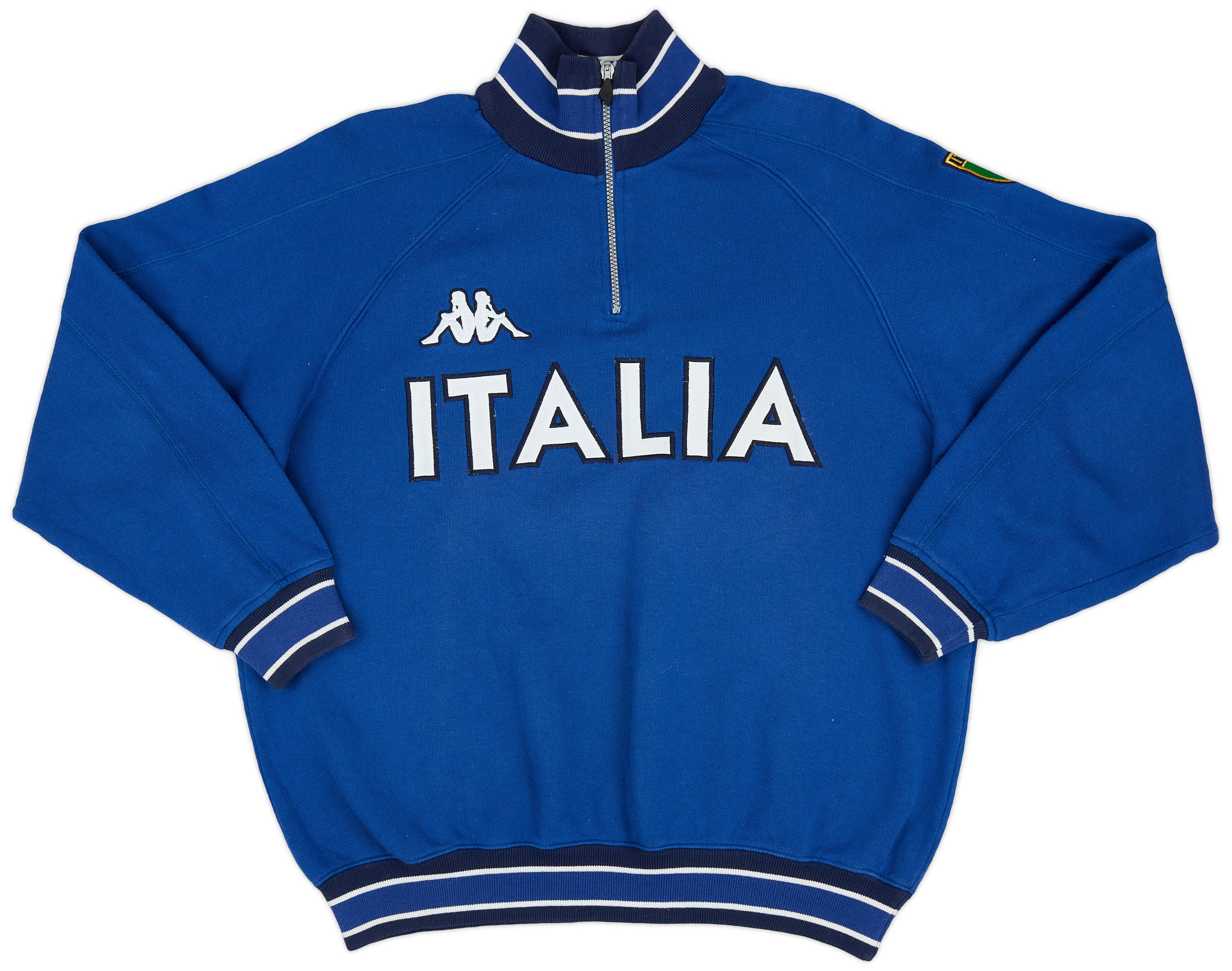 1999-00 Italy Kappa 1/4 Zip Drill Top - Excellent 9/10 - (L)