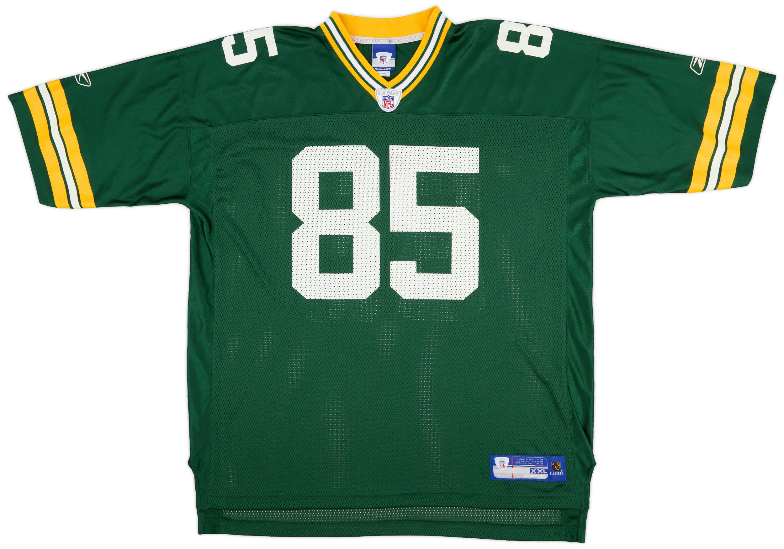2006 Green Bay Packers Jennings #85 Reebok On Field Home Jersey ...