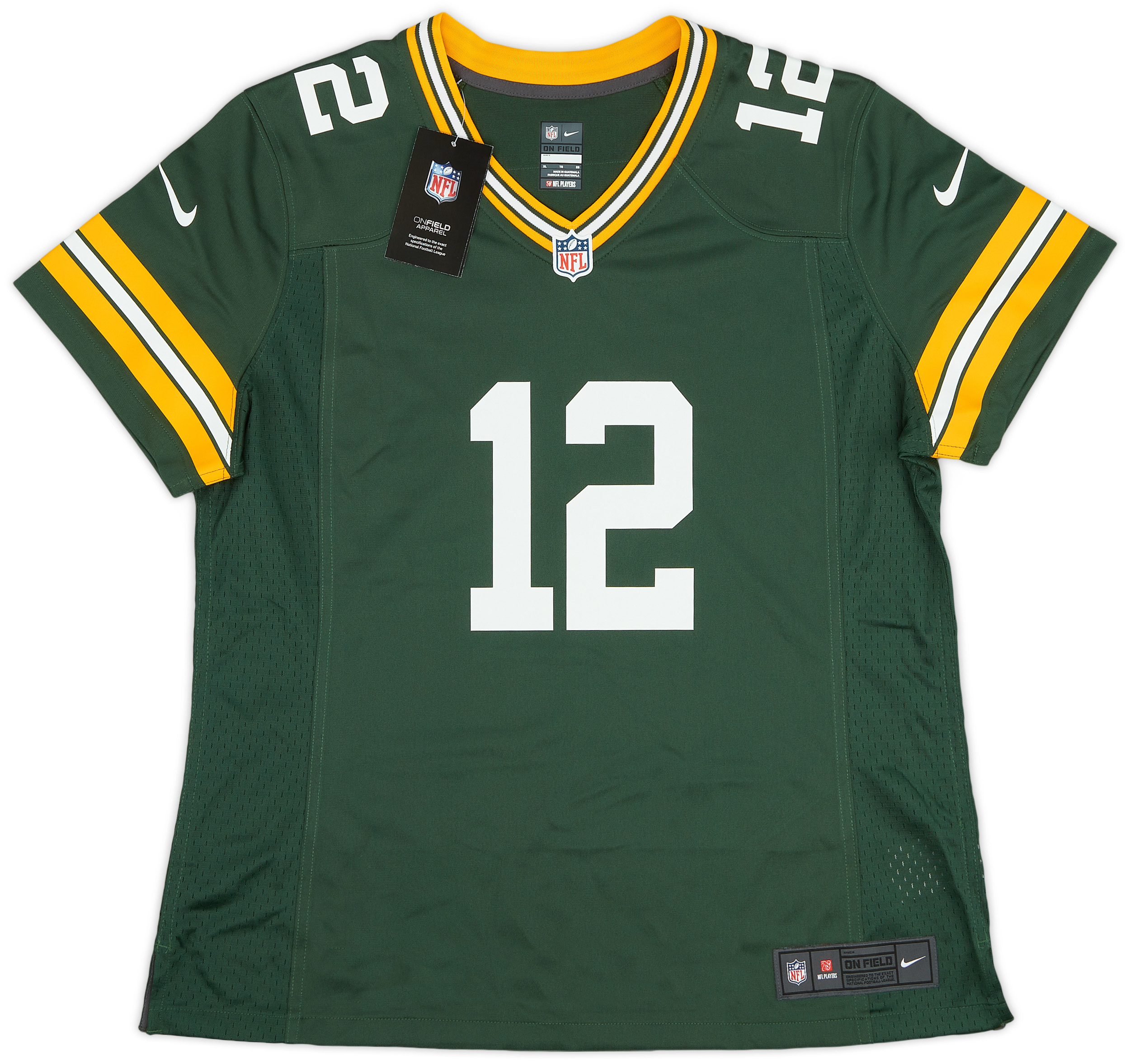 2012-22 Green Bay Packers Rodgers #12 Nike Game Home Jersey Womens (XL)