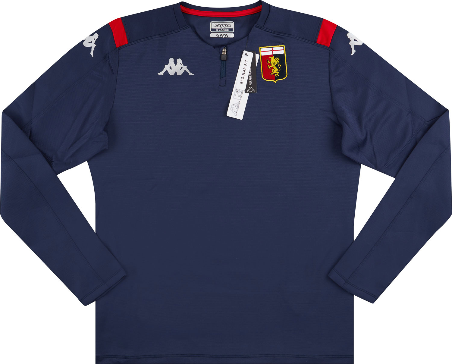 2019-20 Genoa Kappa 1/4 Zip Training Top - NEW