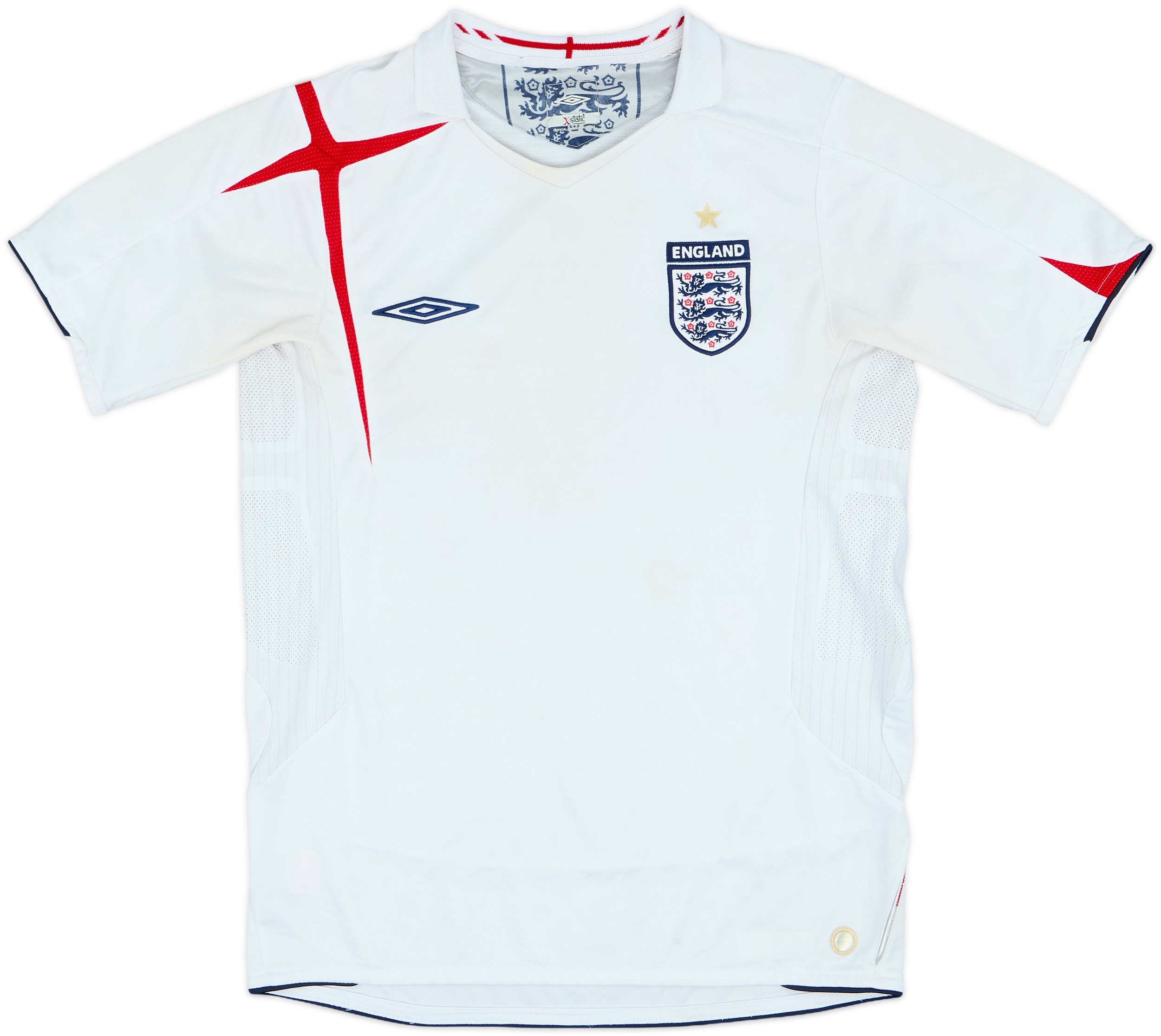 2005-07 England Home Shirt - 4/10 - (S)