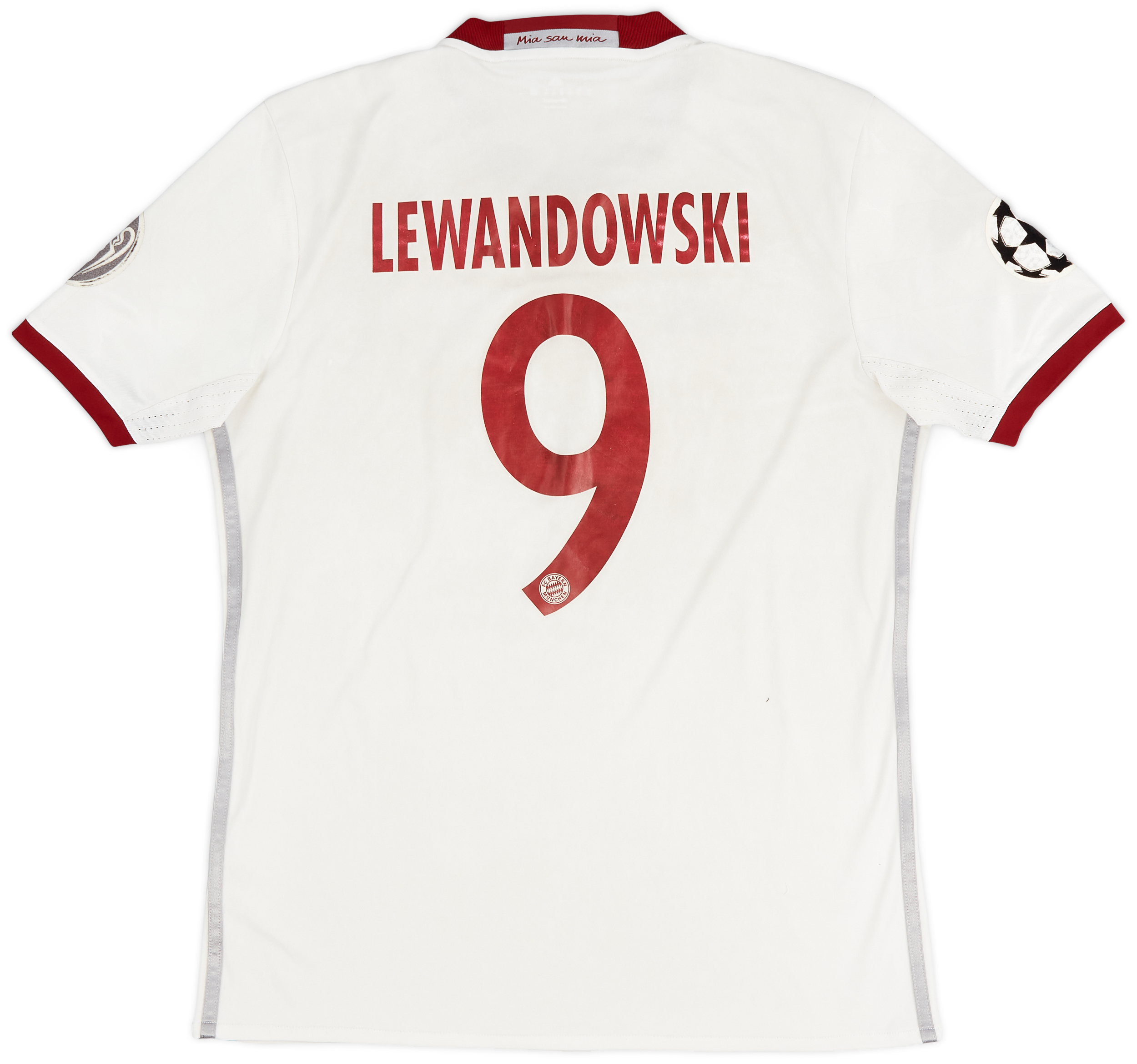 2016-17 Bayern Munich Third Shirt Lewandowski #9 - 5/10 - (M)