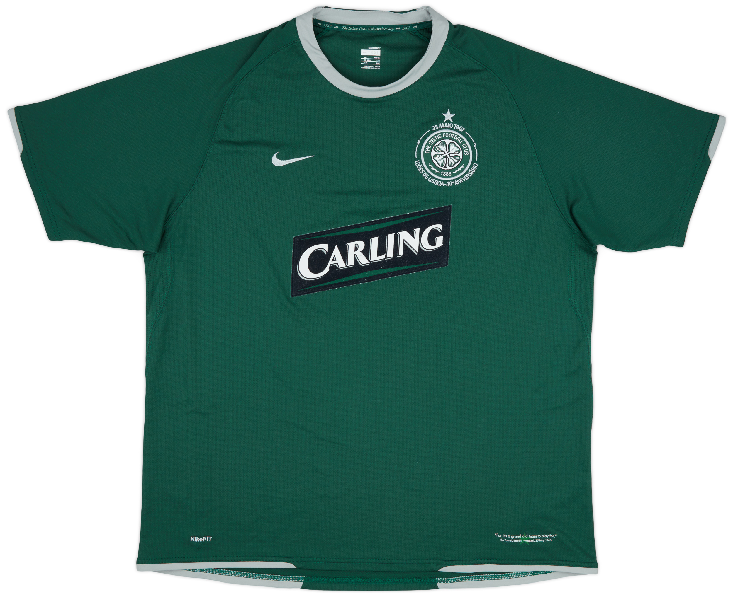2007-08 Celtic Away Shirt - 7/10 - (XXL)