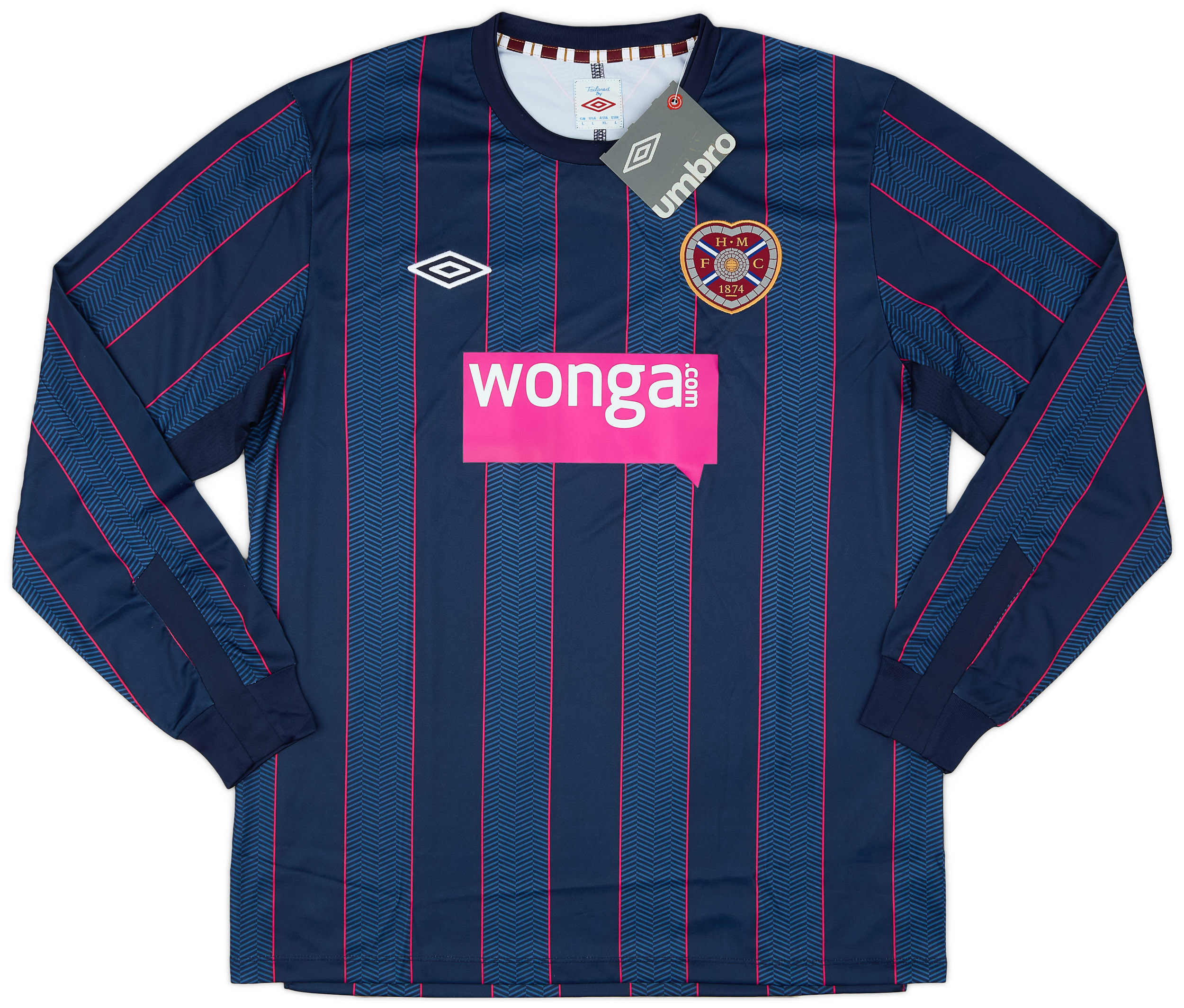 2011-12 Hearts Away L/S Shirt