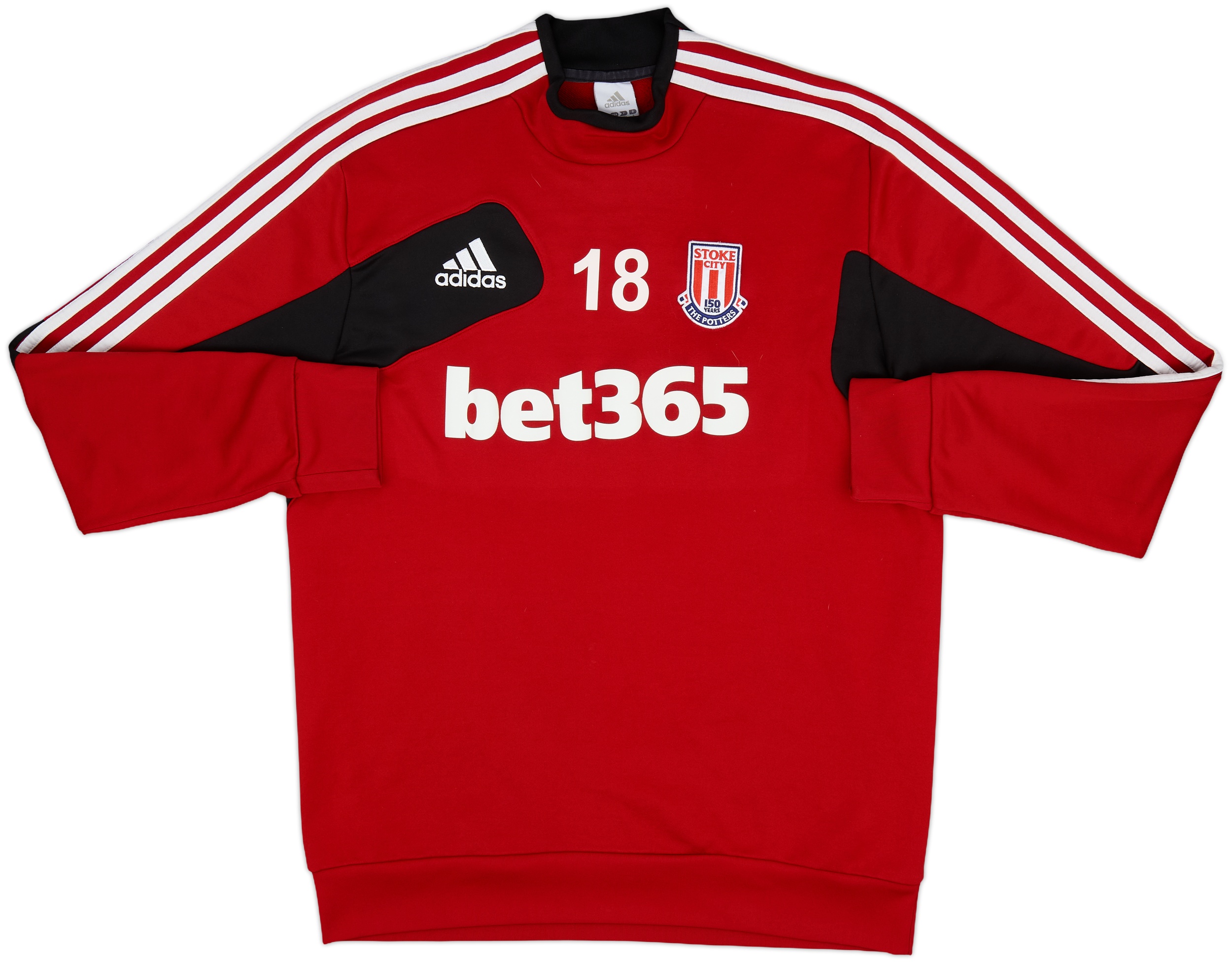 2012-13 Stoke City Player Issue adidas Sweat Top #18 (Whitehead) - 8/10 ...