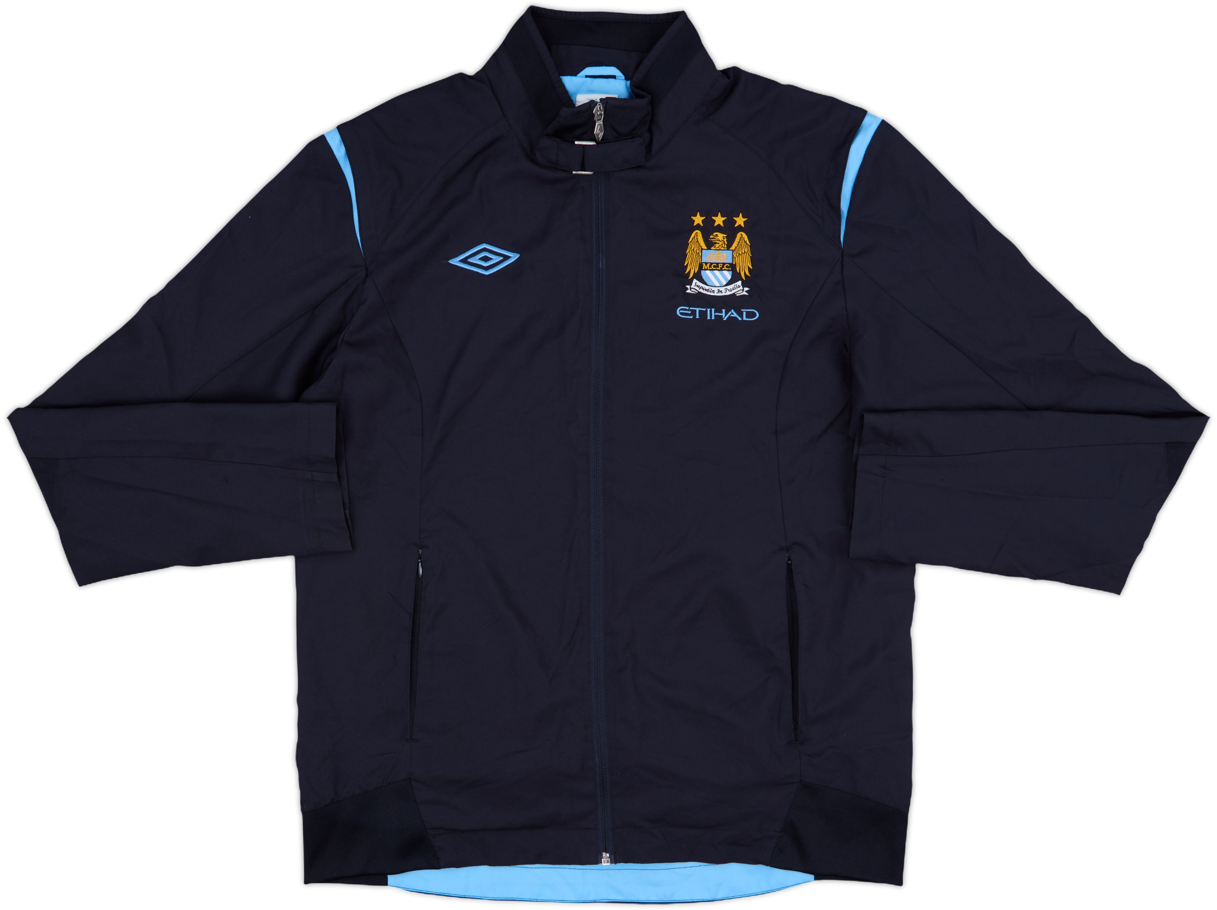 2010-11 Manchester City Umbro Track Jacket - 8/10 - (L)