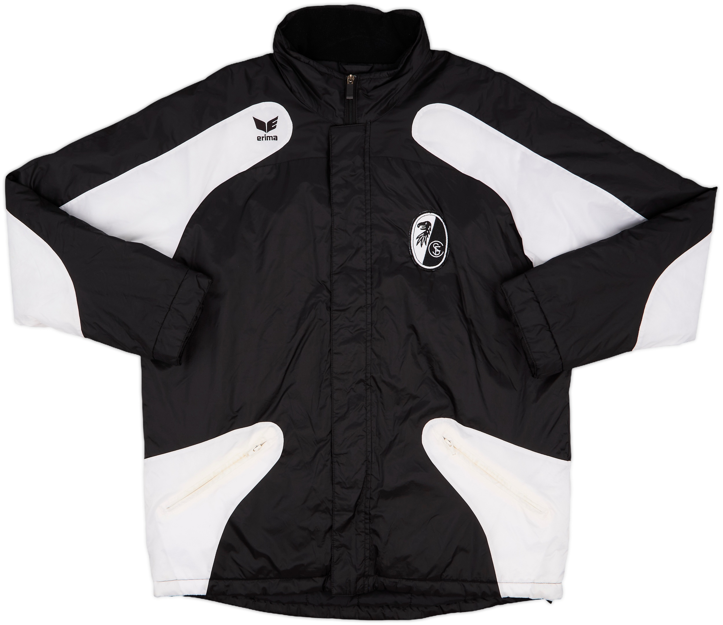 2007-08 Erima Template Padded Bench Coat (Freiburg) - 9/10 - (L)
