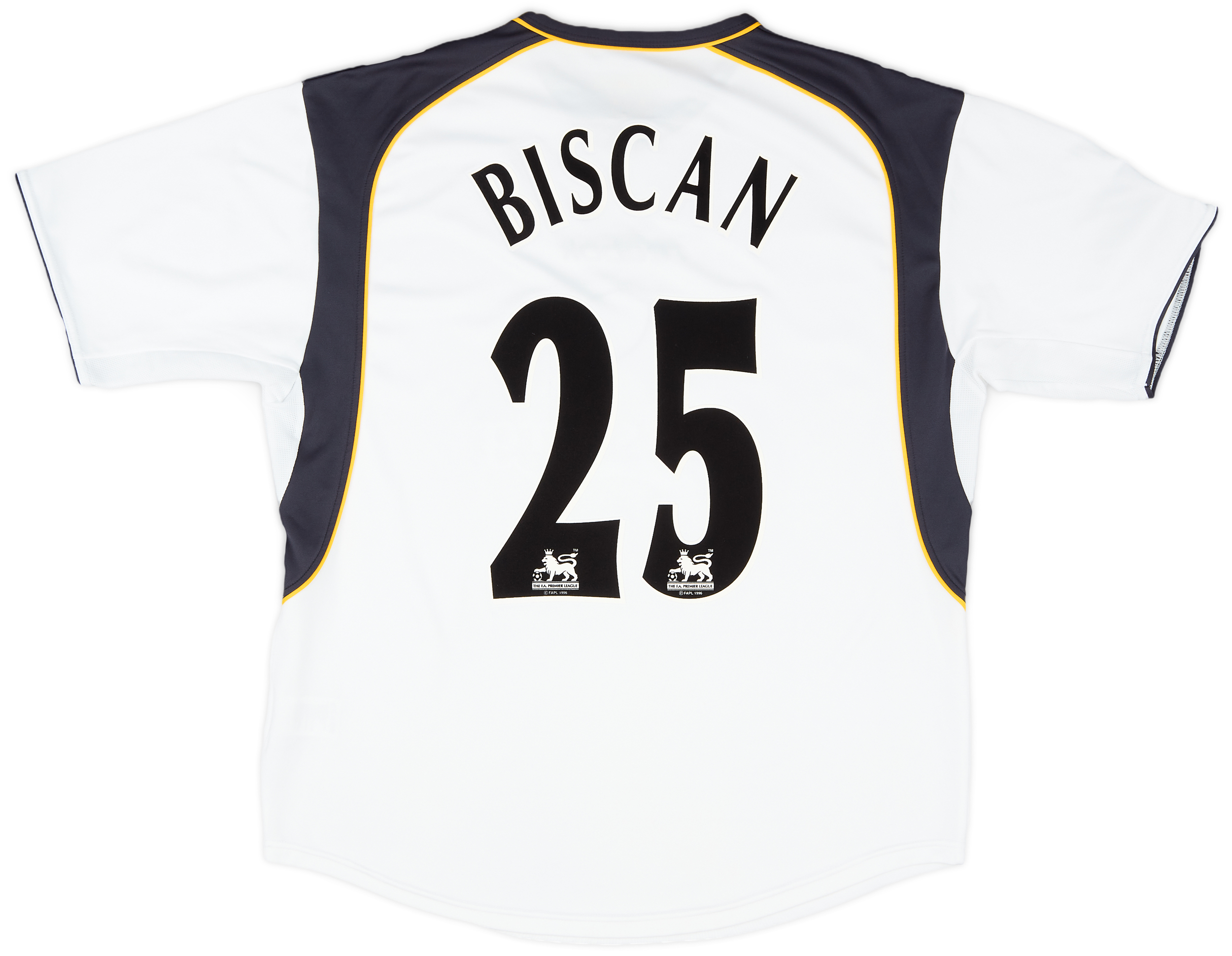 2001-03 Liverpool Away Shirt Biscan #25 - 8/10 - (L)