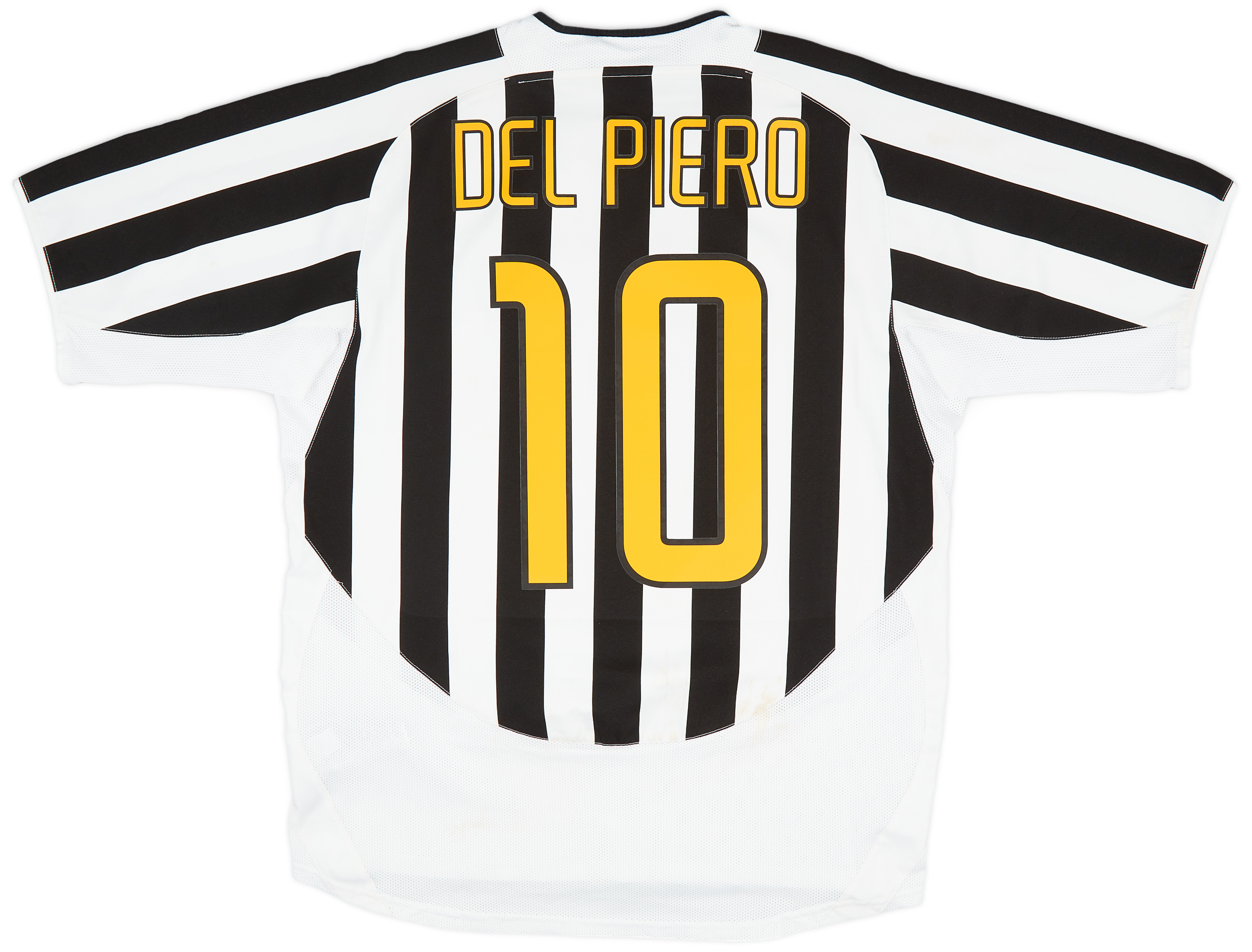 2003-04 Juventus Home Shirt Del Piero #10 - 7/10 - (L)