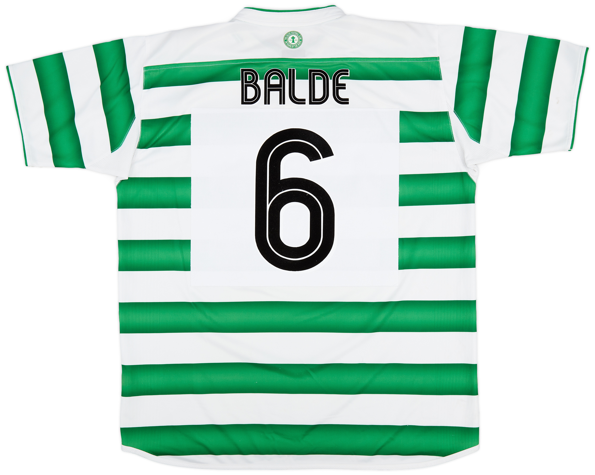 2003-04 Celtic Home Shirt Balde #6 - 9/10 - (XL)