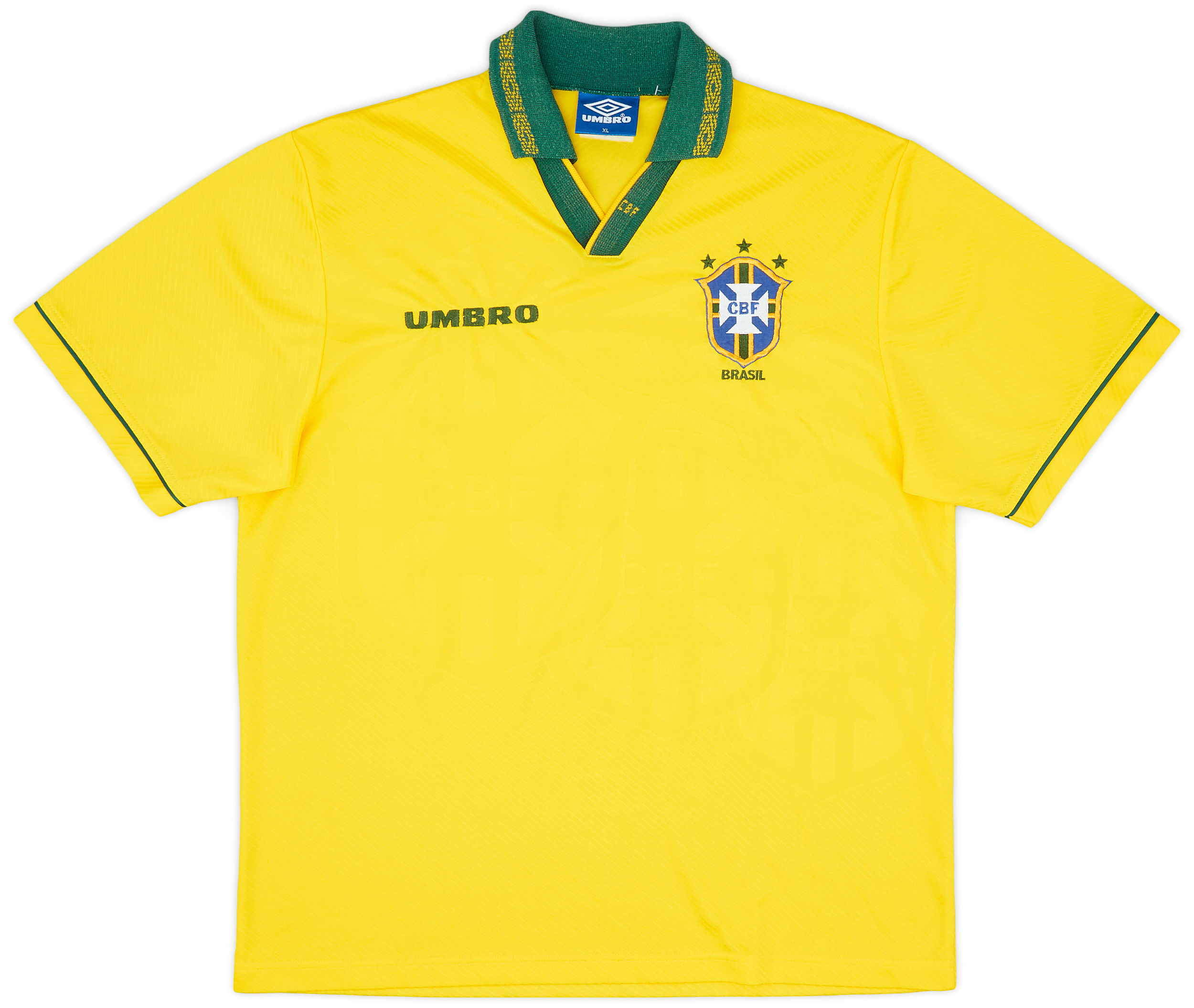 1993-94 Brazil Home Shirt - 8/10 - (XL)