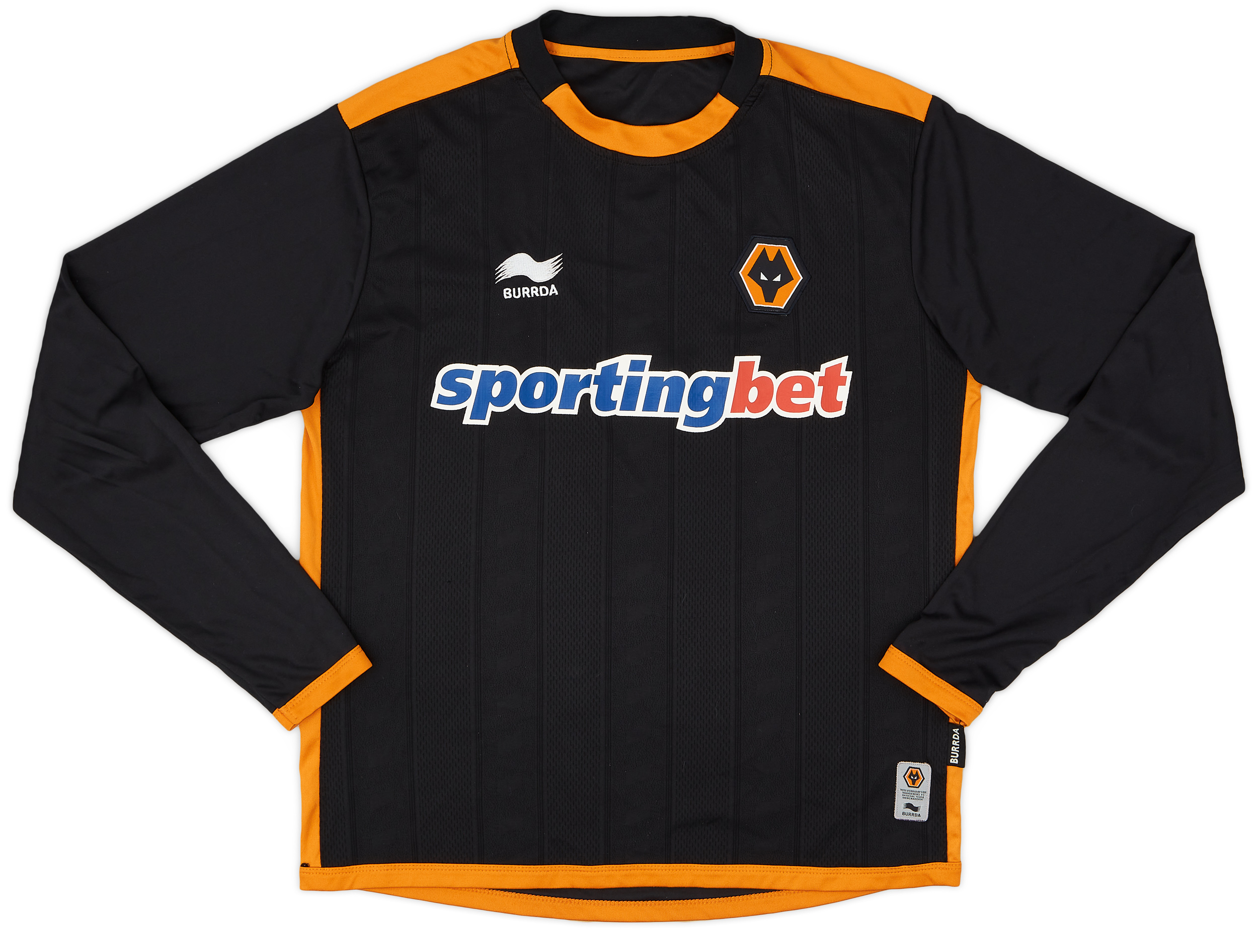 2010-12 Wolves Away L/S Shirt - 9/10 - (L)