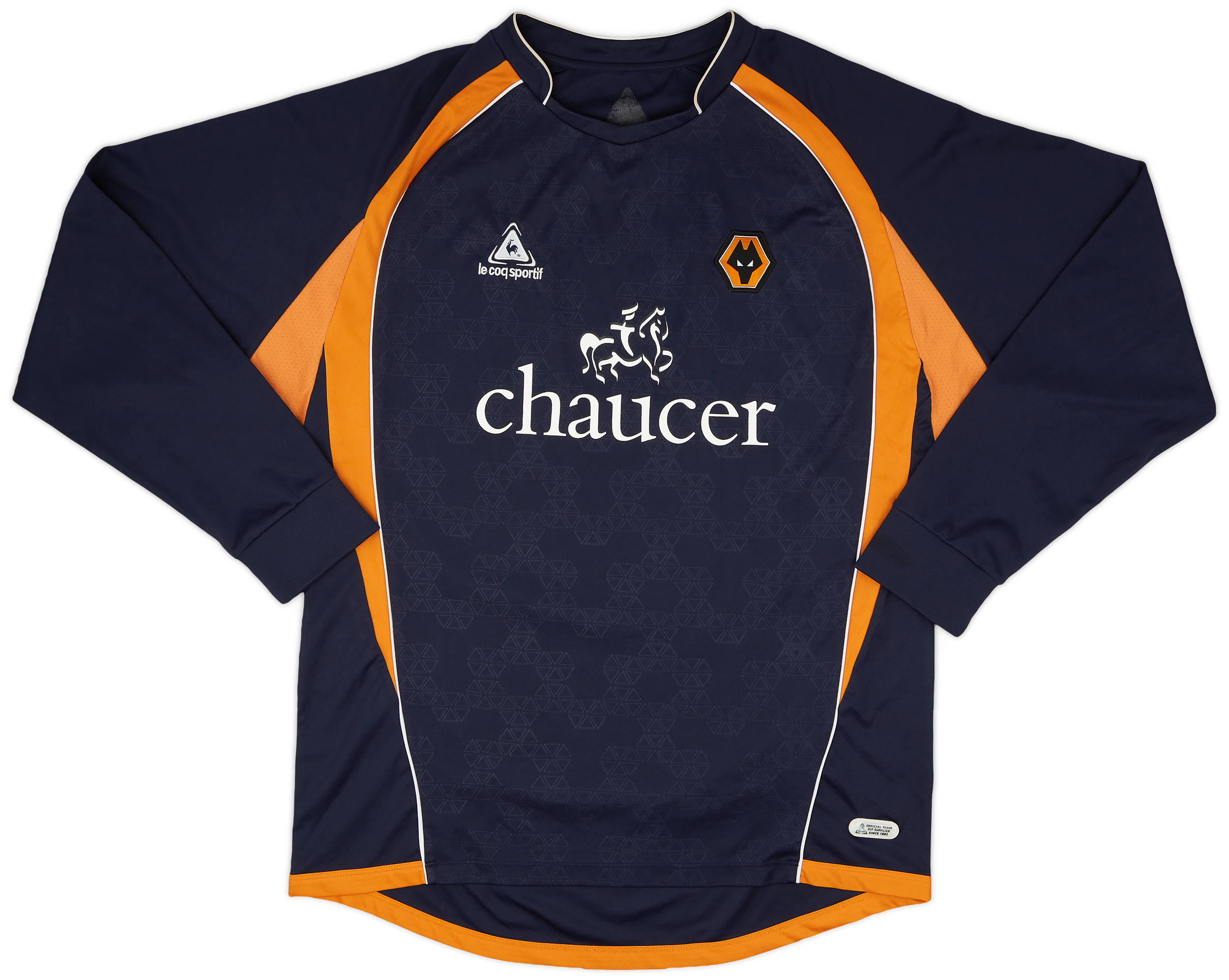 2007-08 Wolves Away L/S Shirt - 8/10 - (XXL)