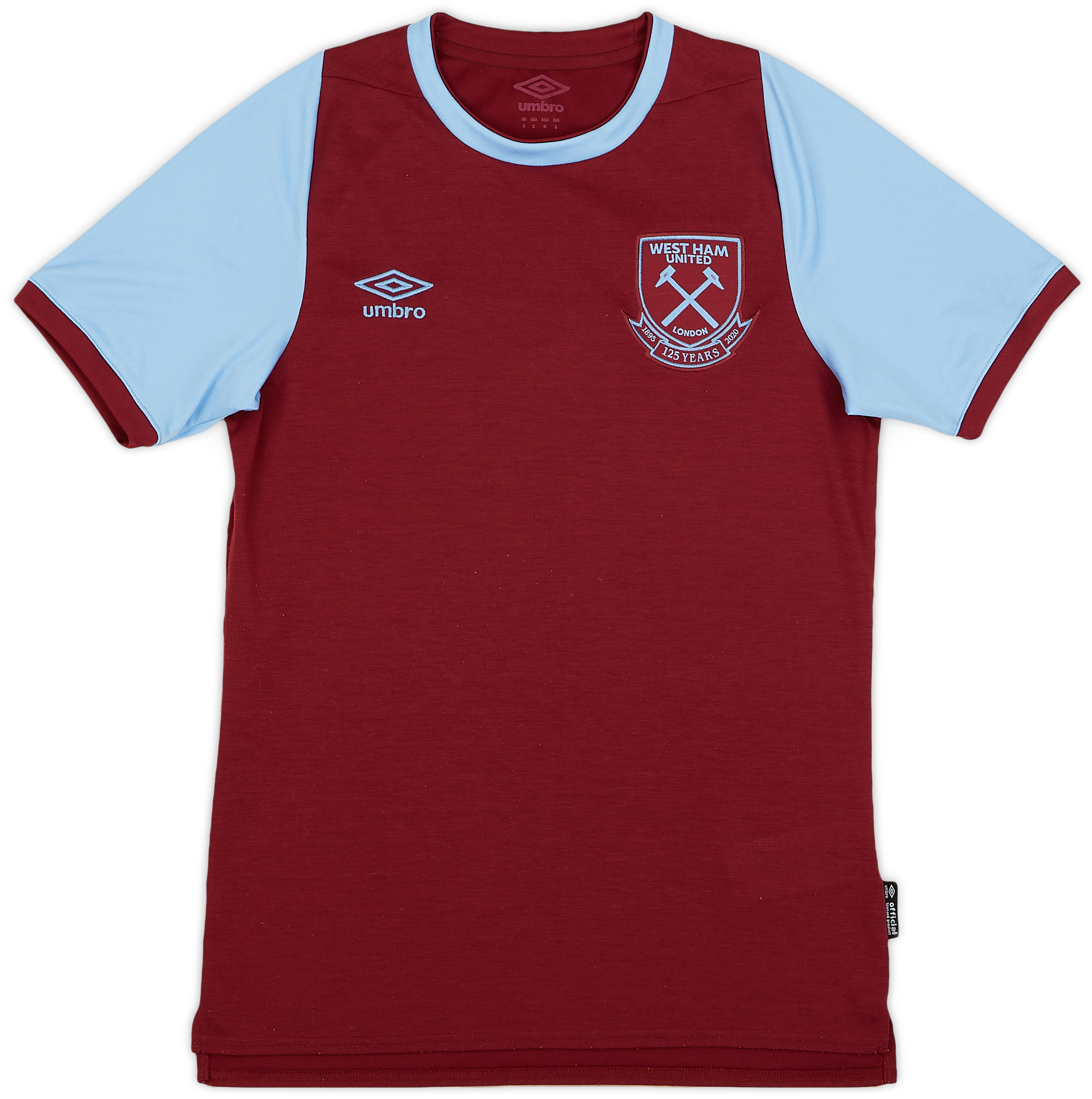 Retro West Ham trøje. Klassisk