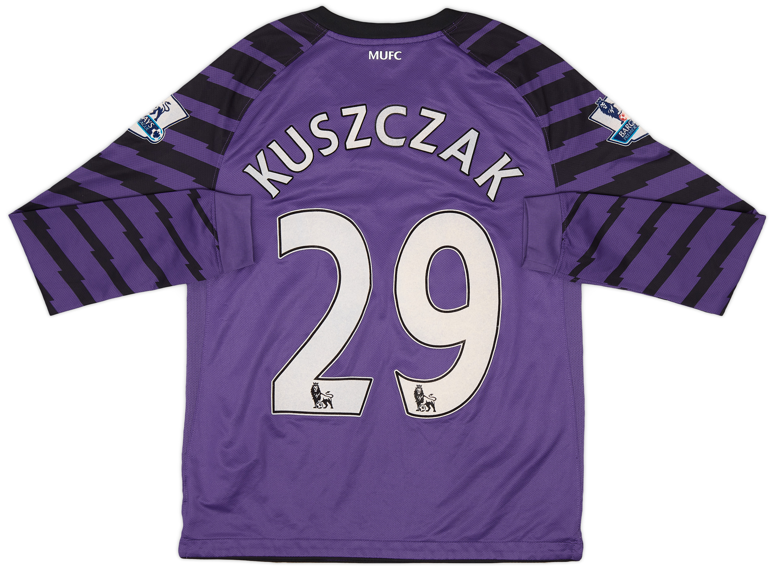 2010-11 Manchester United Purple GK Shirt Kuszczack #29 - 7/10 - (XL.Boys)