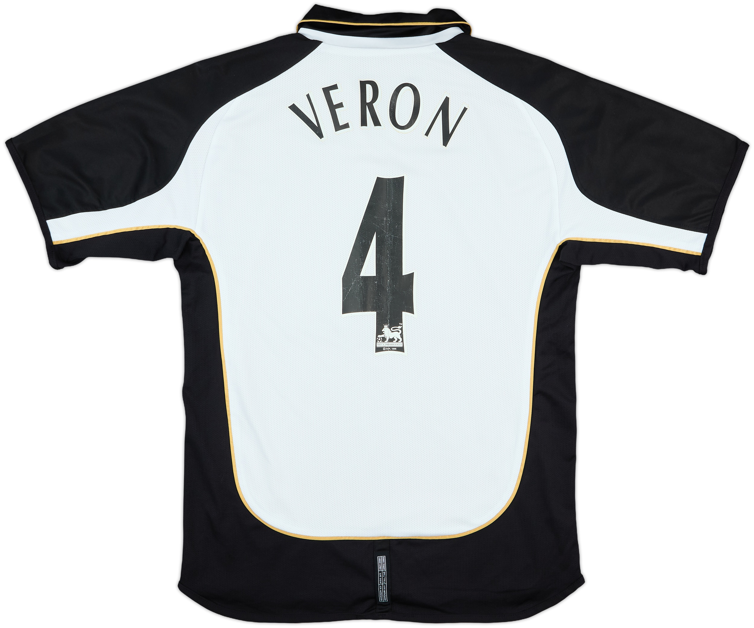 2001-02 Manchester United Centenary Away/Third Shirt Veron #4 - 6/10 - (M)