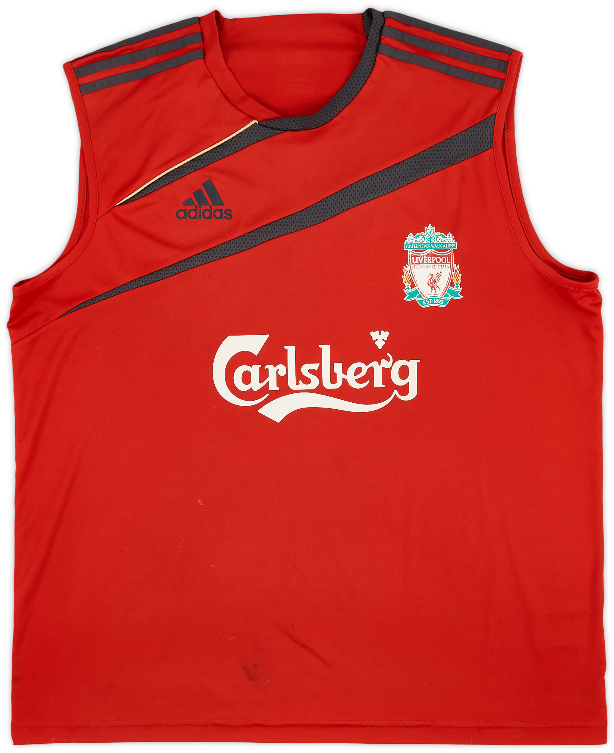 2009-10 Liverpool adidas Training Vest - 6/10 - (XL)