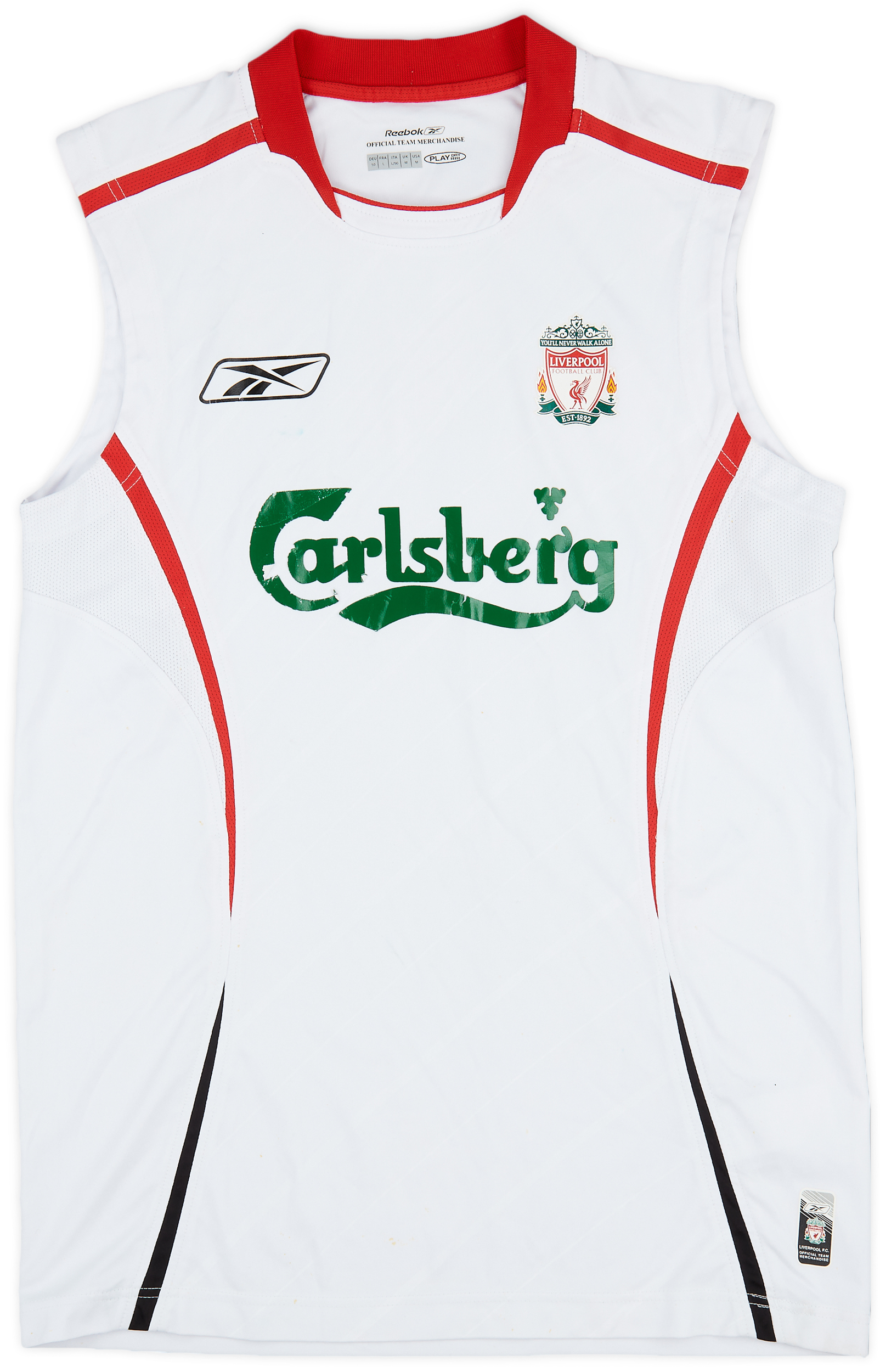 2005-06 Liverpool Reebok Away Training Vest - 5/10 - (M)