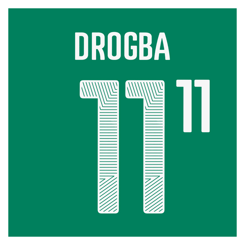 Didier Drogba shirt - Cool retro jersey from the legend