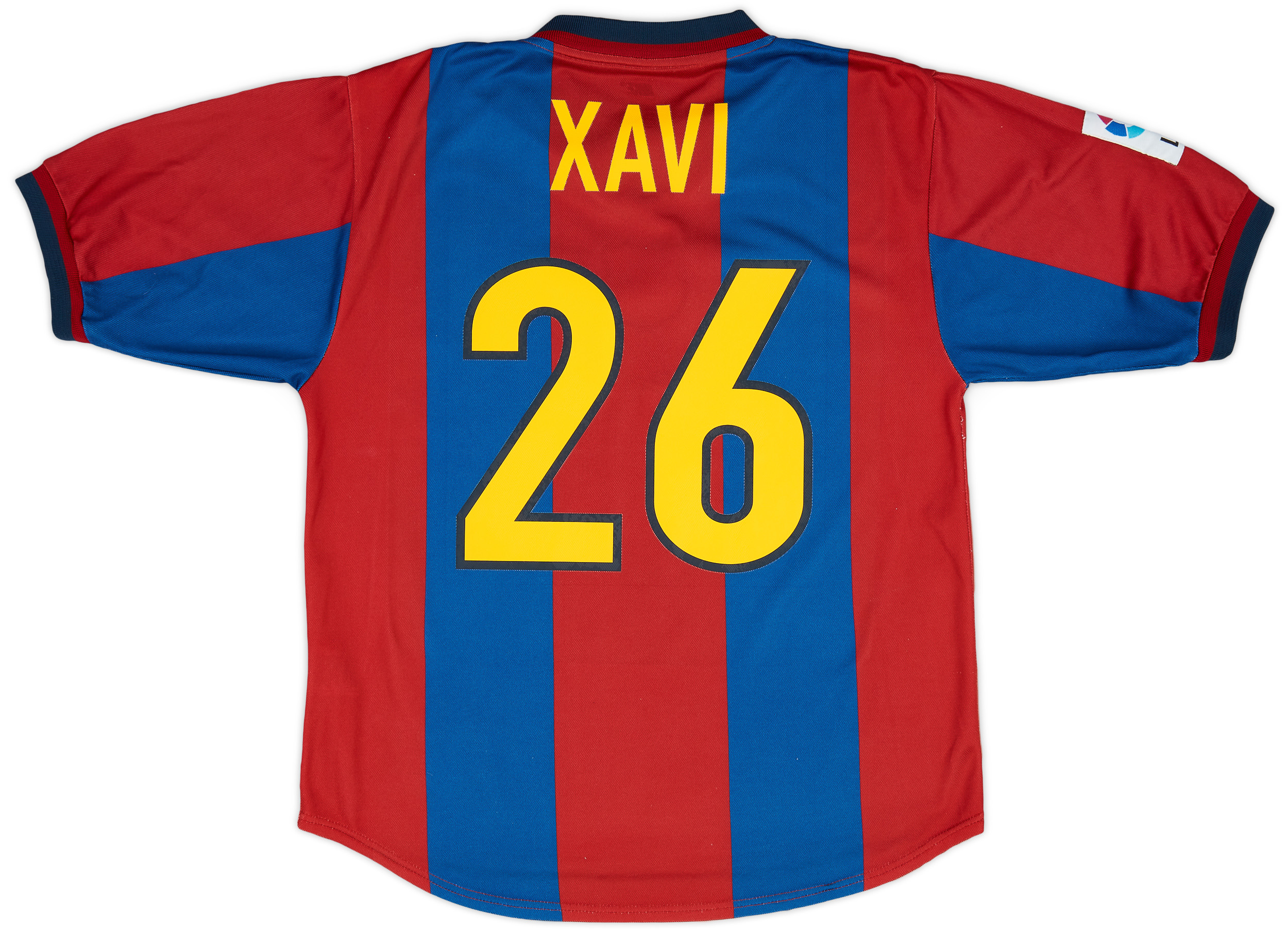 1998-00 Barcelona Home Shirt Xavi #26 - 9/10 - (M)