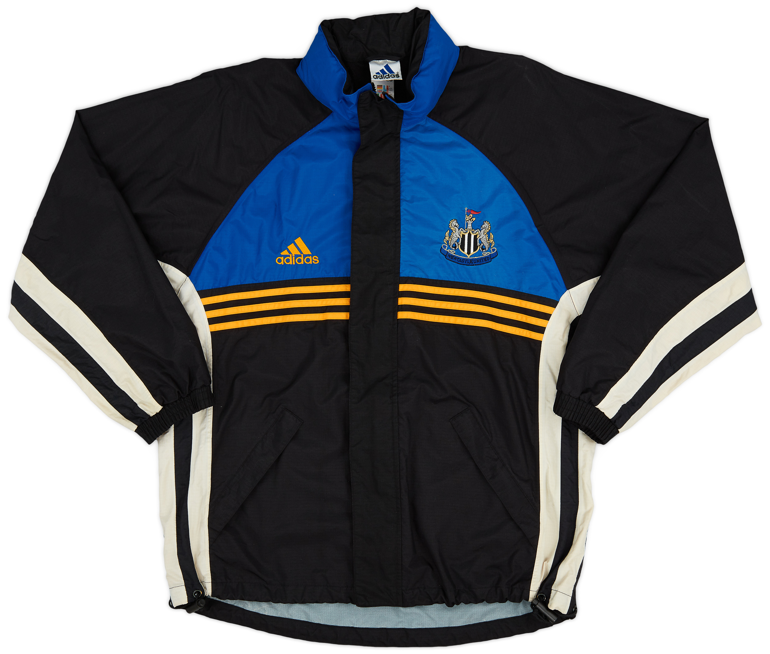 1998-99 Newcastle adidas Bench Coat - Excellent 9/10 - (M)