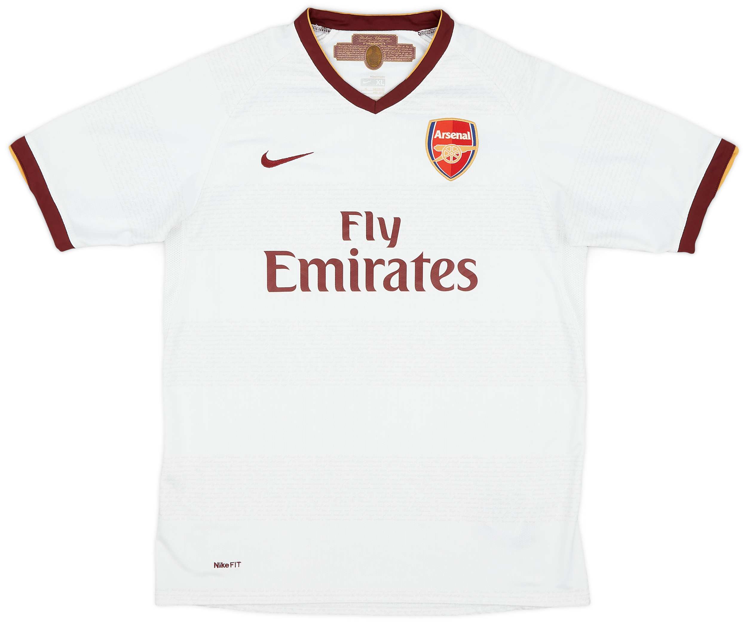 2007-08 Arsenal Away Shirt - 9/10 - (XL.Boys)