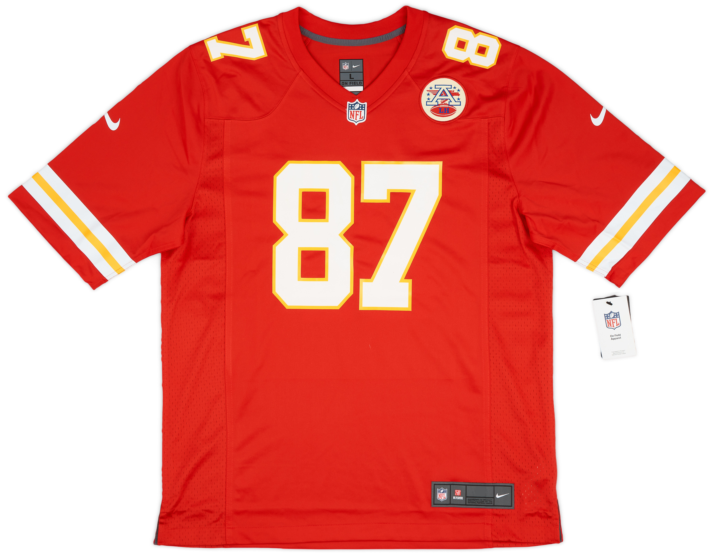 2013-23 Kansas City Chiefs Kelce #87 Nike Game Home Jersey (M)