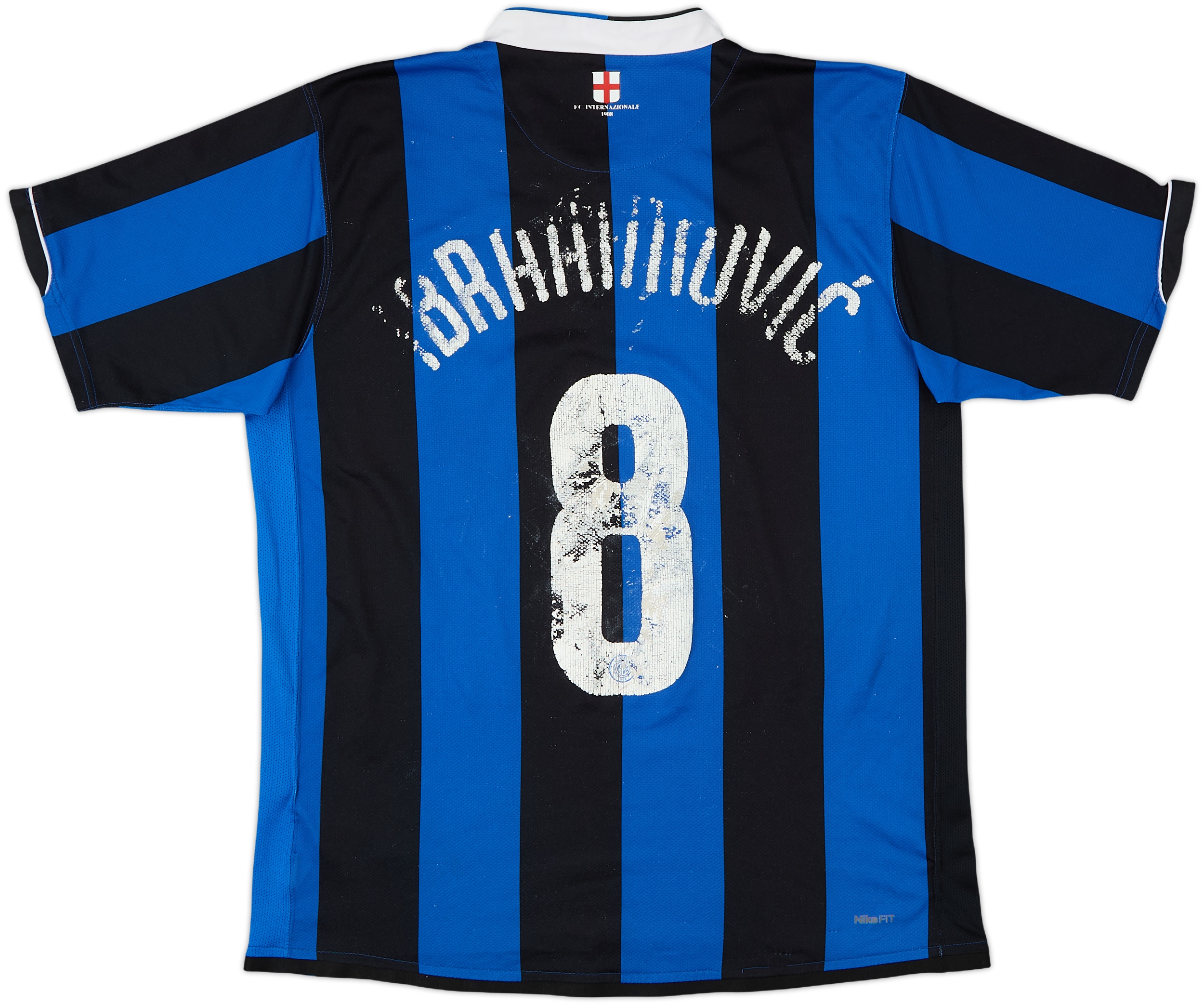 2006-07 Inter Milan Home Shirt Ibrahimovic #8 - 4/10 - (L)