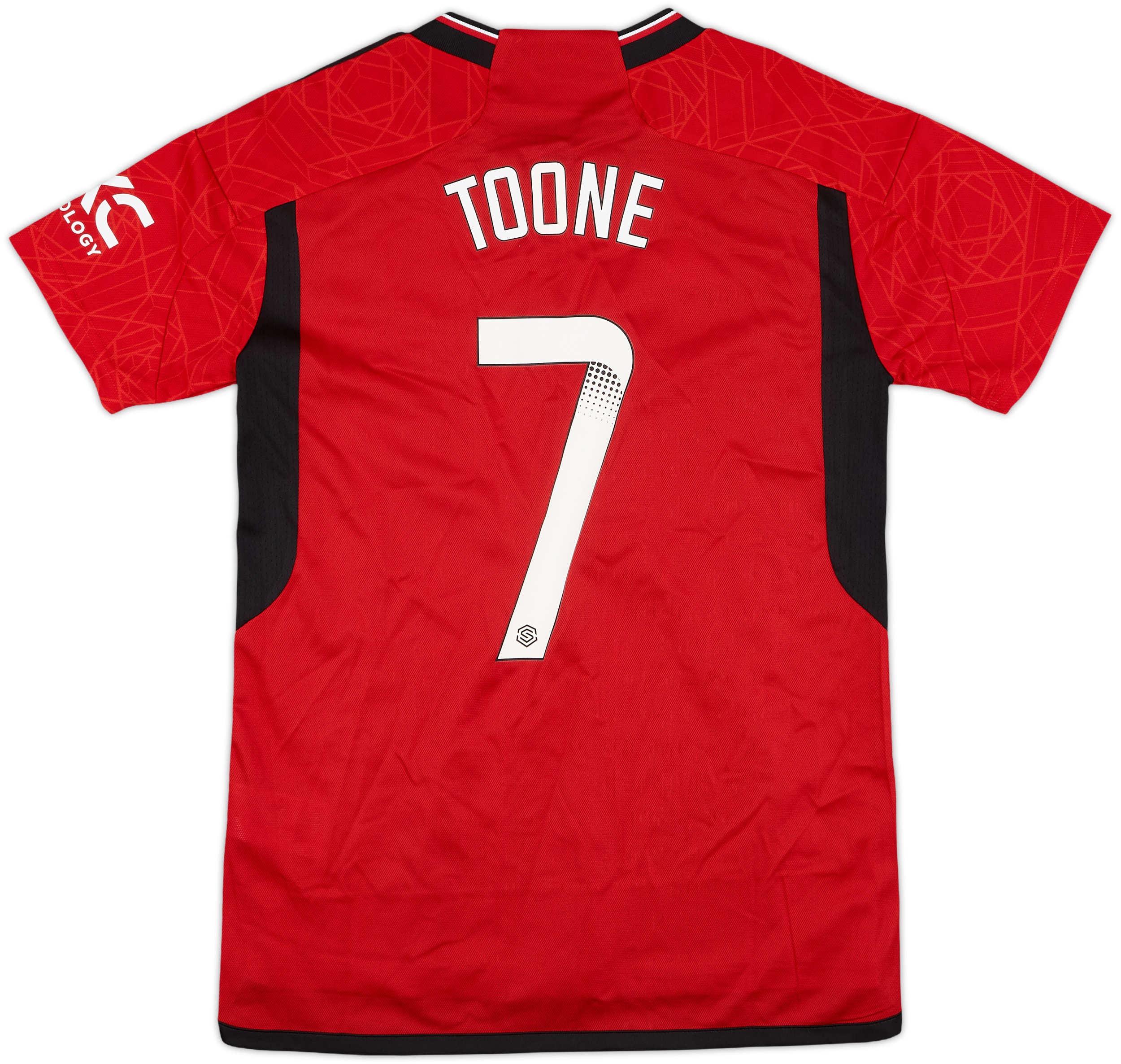 2023-24 Manchester United Home Shirt Toone #7 (Women's S)