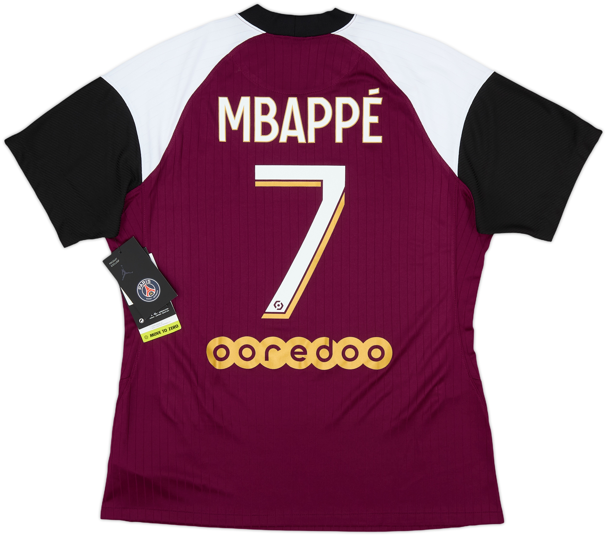 2020-21 Paris Saint-Germain Third Shirt Mbappe #7 (Women's L)