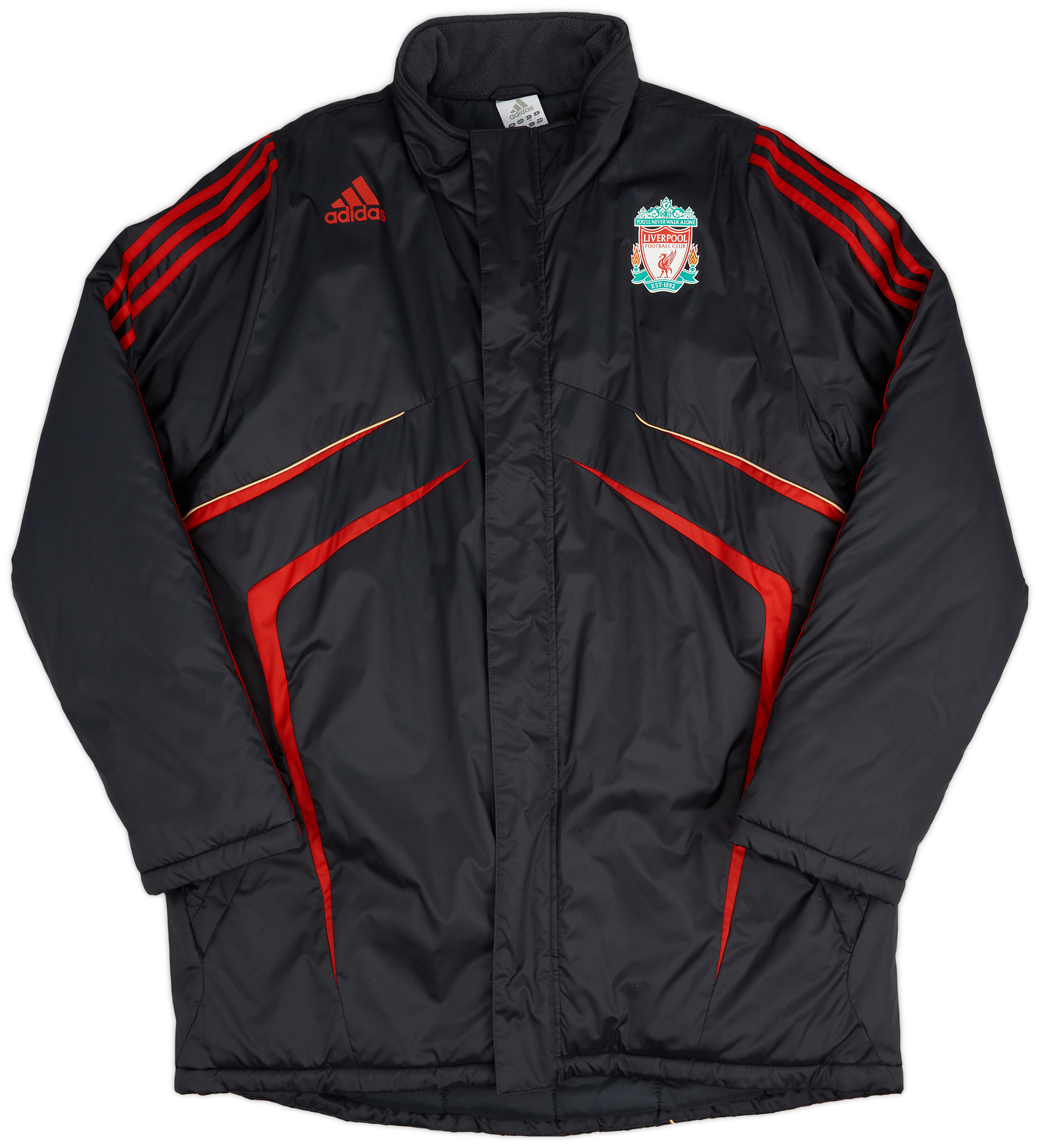 2009-10 Liverpool Padded Bench Coat - 8/10 - (XL)