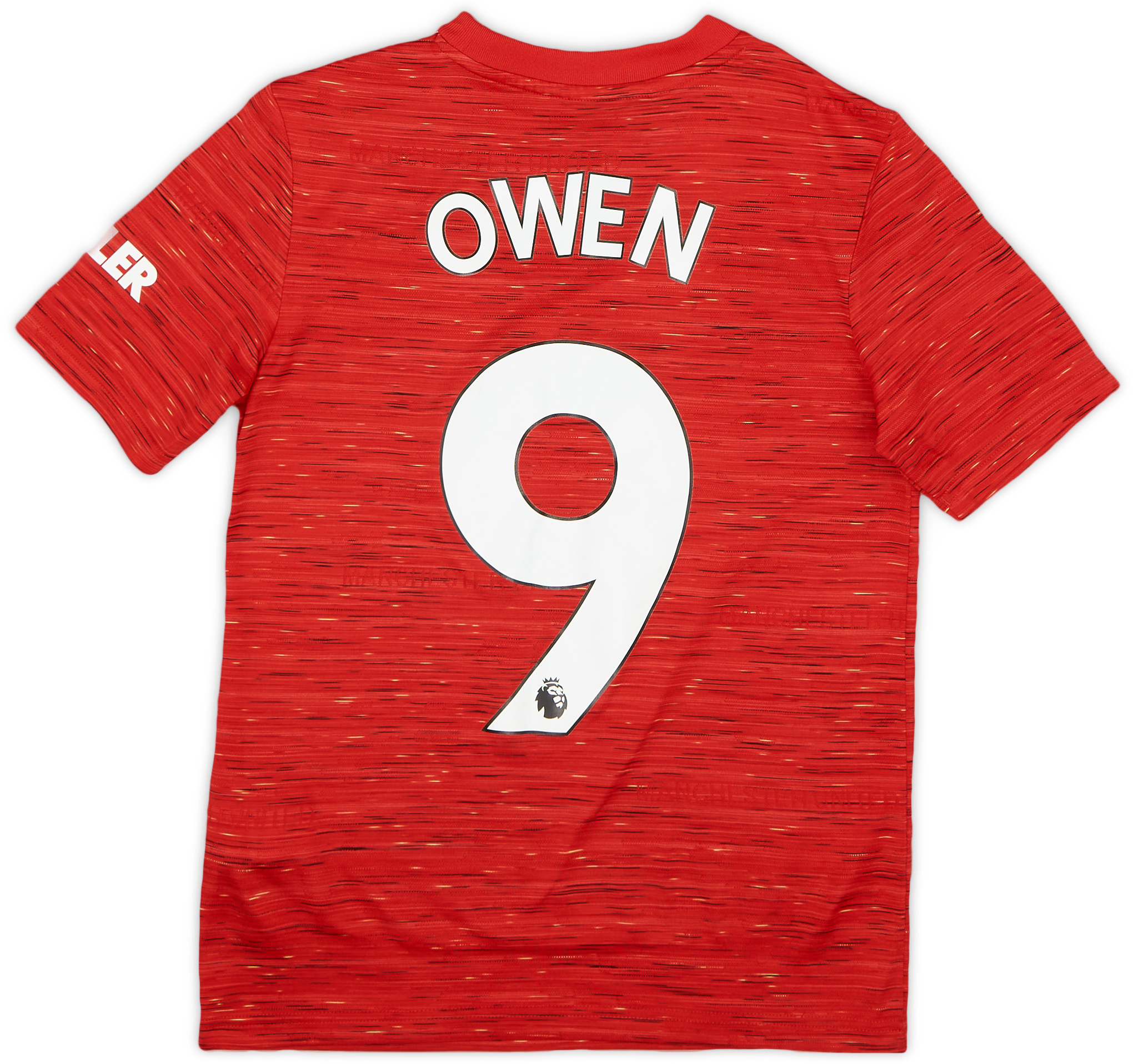 2020-21 Manchester United Home Shirt Owen #9 - 9/10 - (M.Boys)