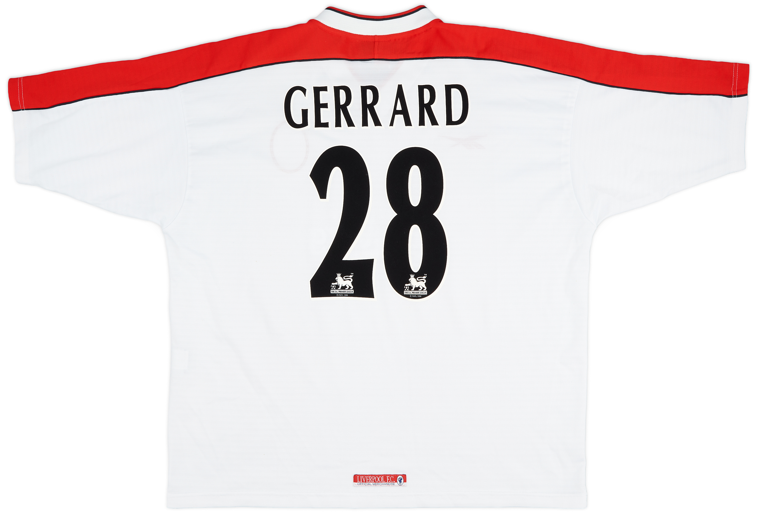 1998-99 Liverpool Away Shirt Gerrard #28 - 8/10 - (XXL)