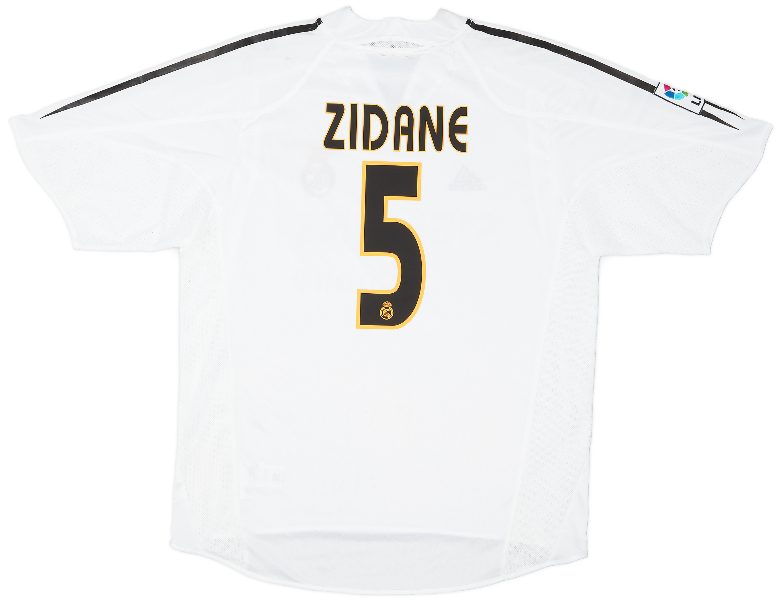 2004-05 Real Madrid Home Shirt Zidane #5 - 7/10 - (L)