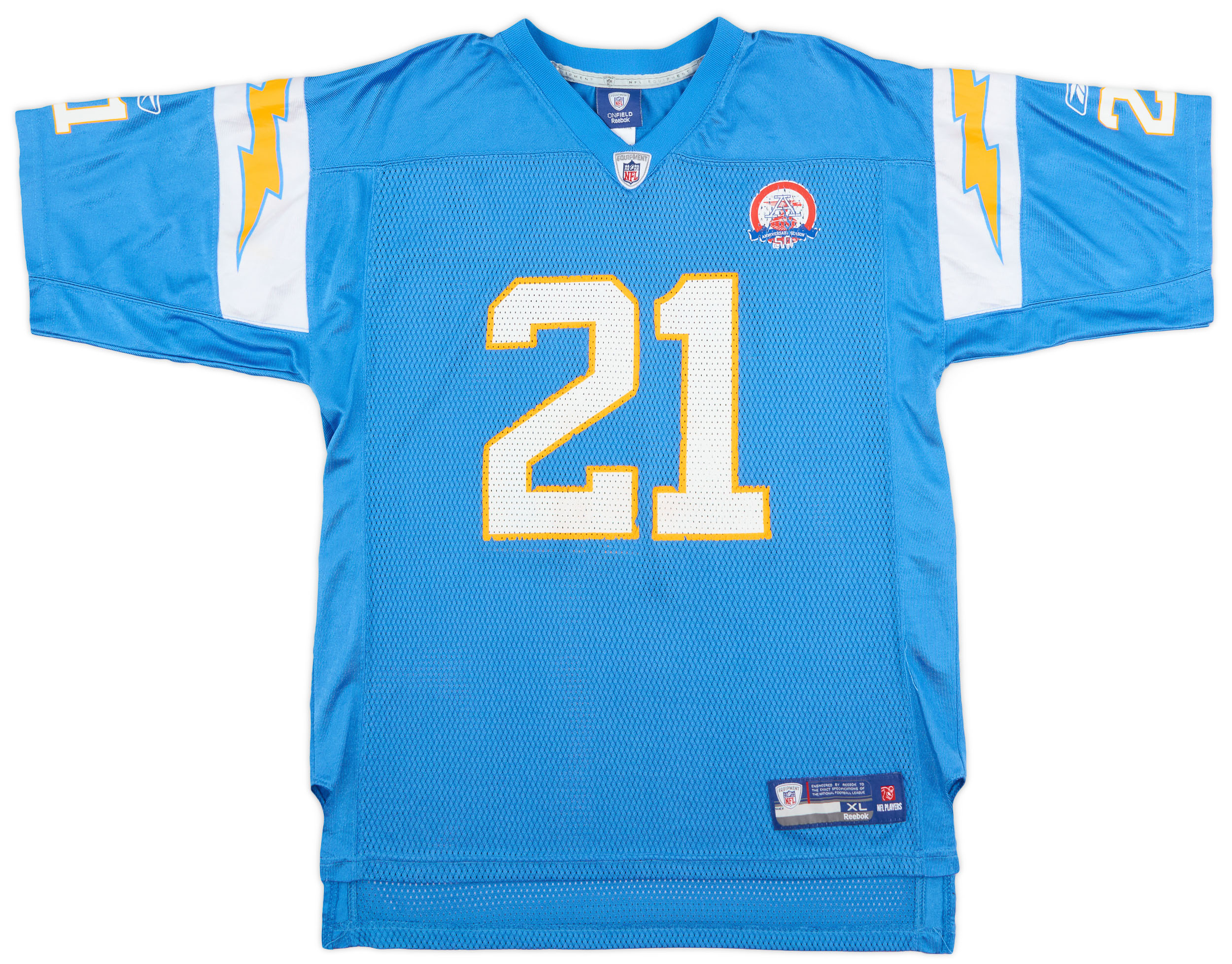 2009 San Diego Chargers Tomlinson #21 Reebok On Field Alternate Jersey ...