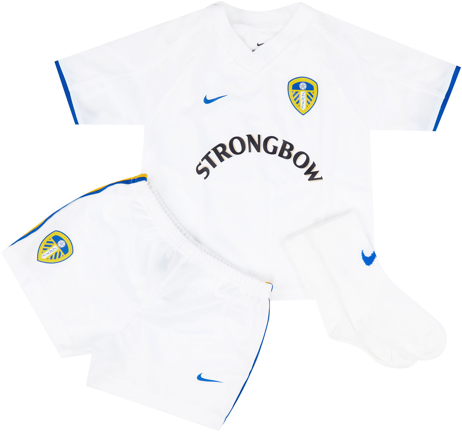 2000-02 Leeds Home Full Kit - NEW - (BABY)