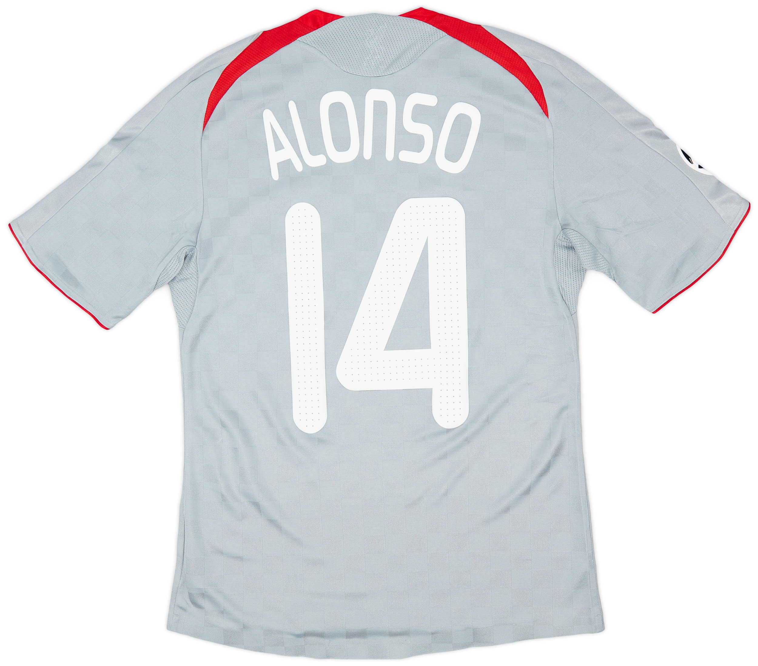 2008-09 Liverpool Authentic CL Away Shirt Alonso #14 - 8/10 - (S)