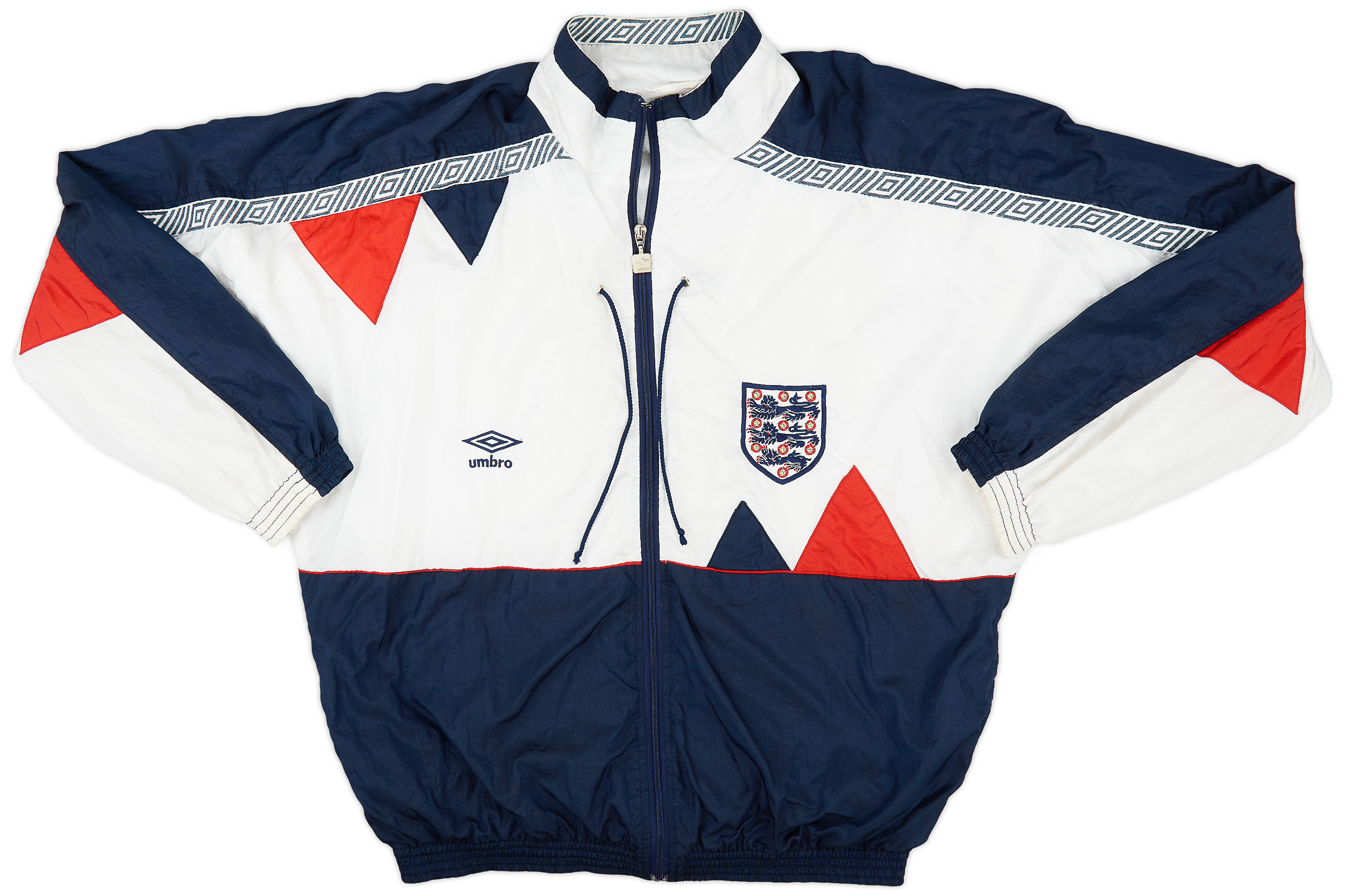 1990-92 England Umbro Shell Jacket - 9/10 - (L)