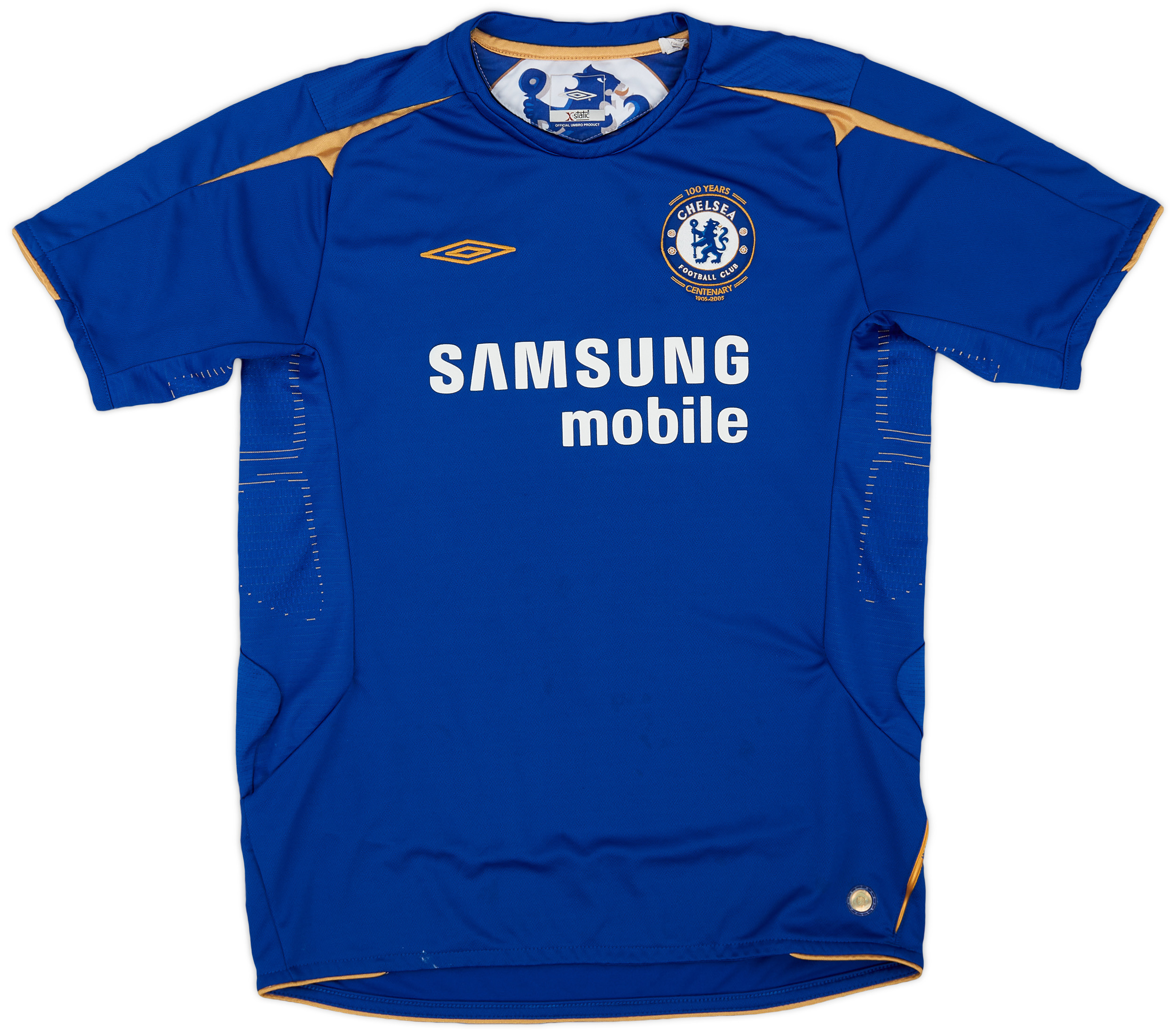 2005-06 Chelsea Centenary Home Shirt - 8/10 - (XL.Boys)