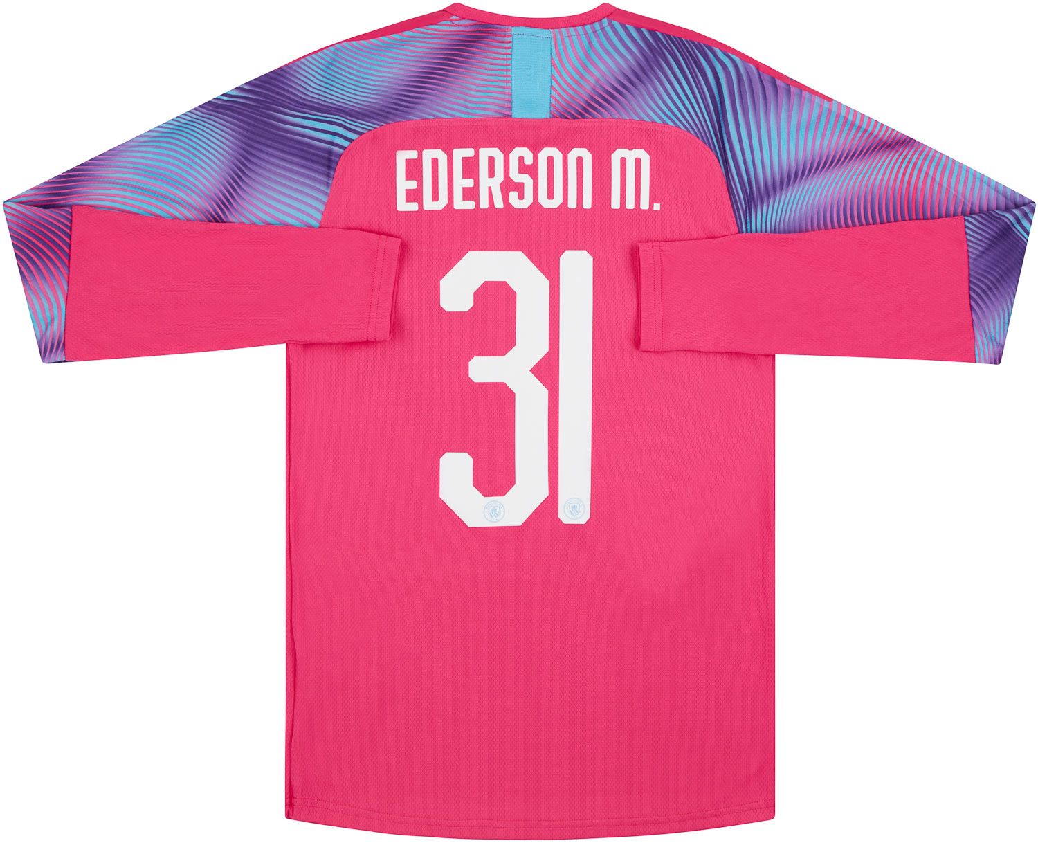 2019-20 Manchester City Player Issue GK Shirt Ederson M. #31