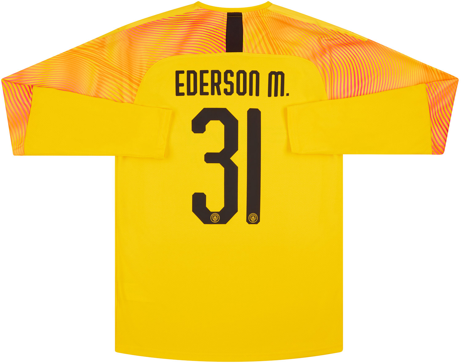 2019-20 Manchester City Player Issue GK Shirt Ederson M. #31