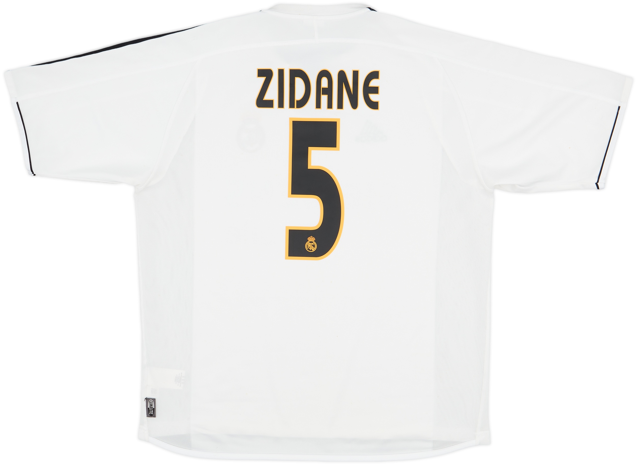 2003-04 Real Madrid Home Shirt Zidane #5 - 7/10 - (L)